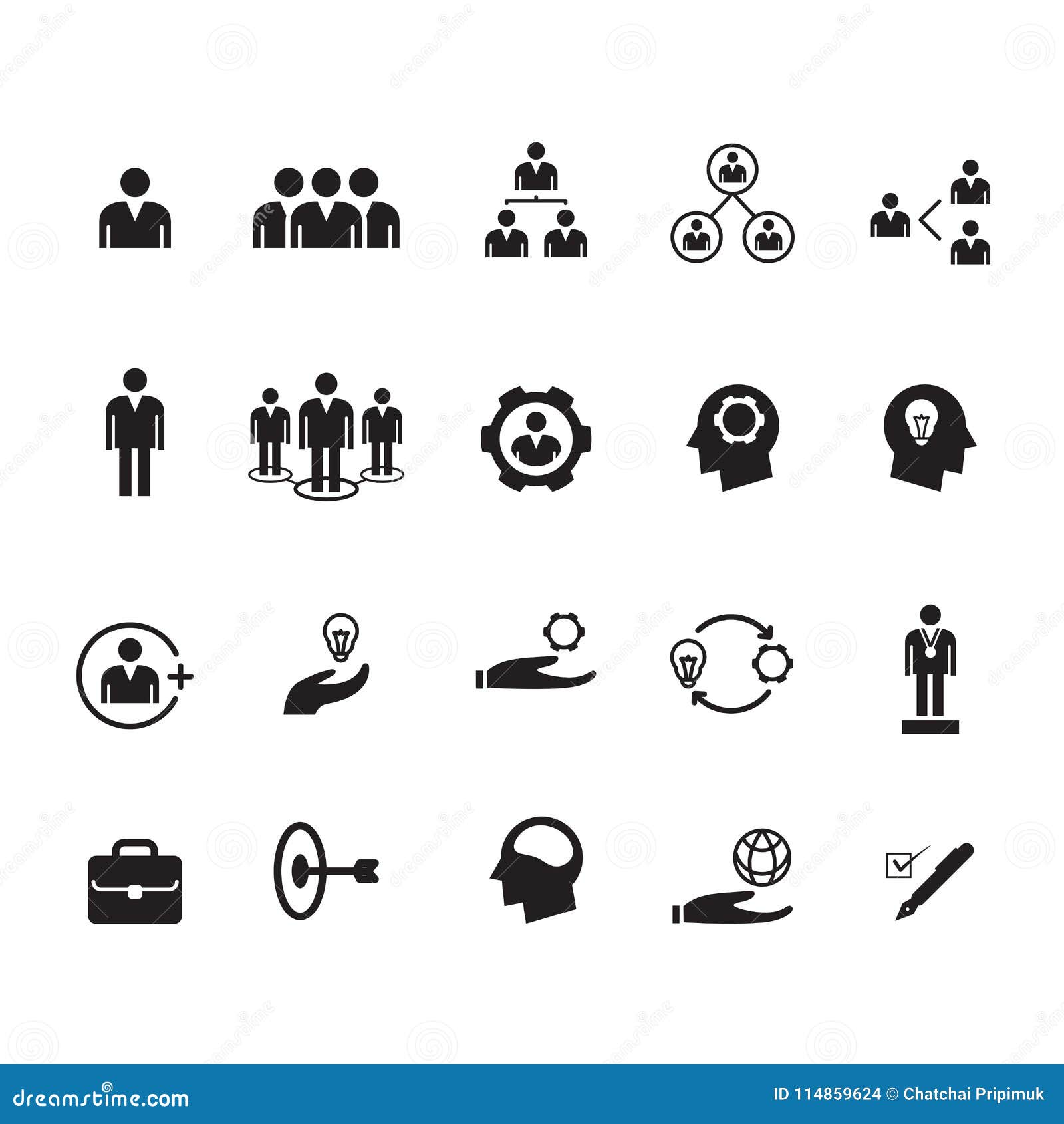 Icon people, vector stock vector. Illustration of clip - 114859624