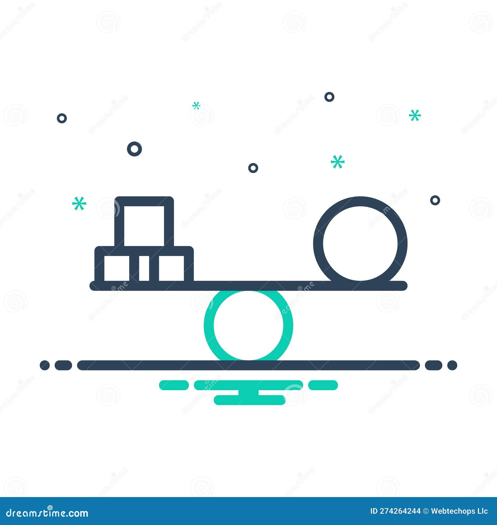 Mix Icon for Perfect, Perfect Match and Spanking Stock Illustration ...