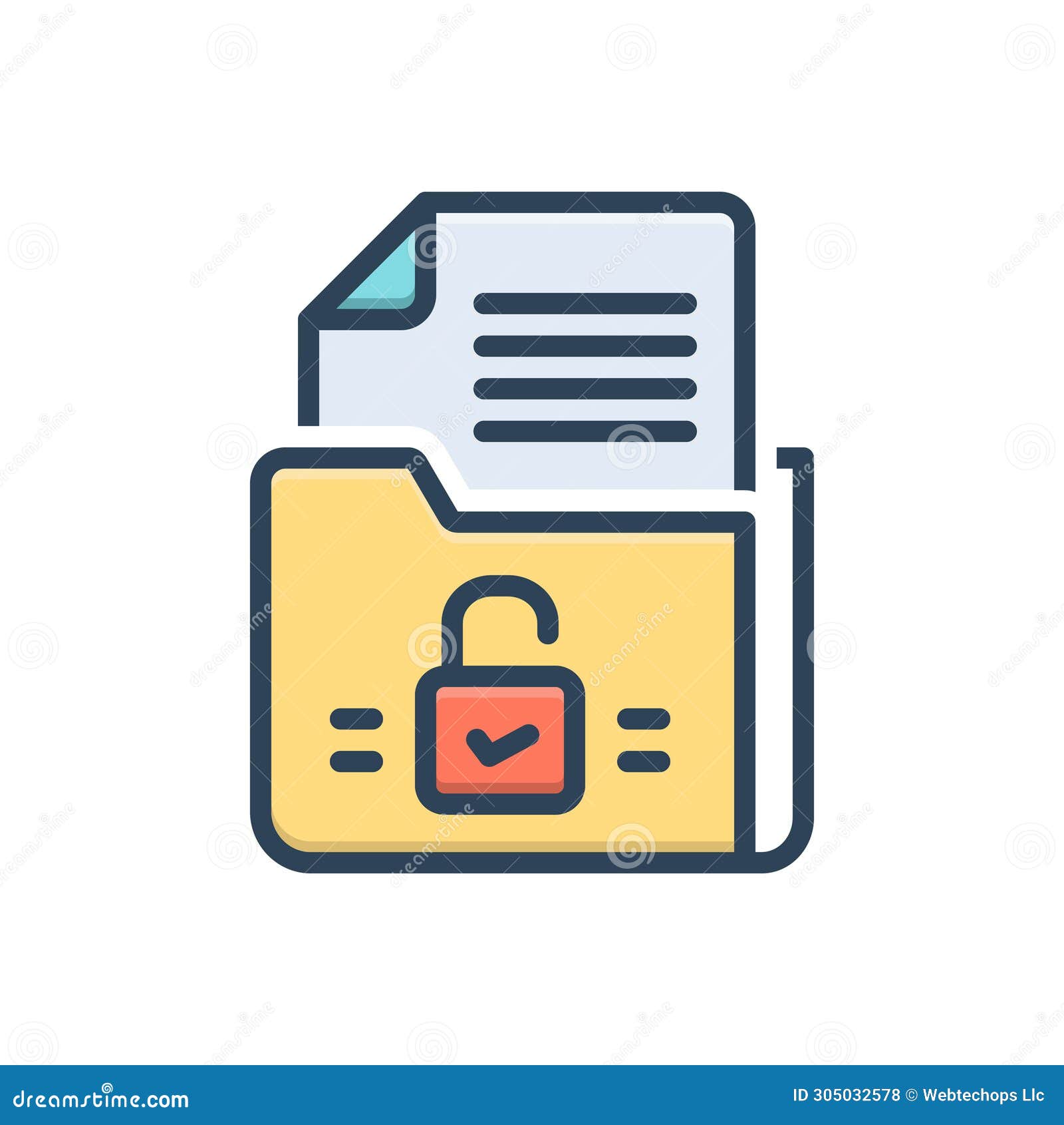 Color Illustration Icon for Permission, Assent and Secret Stock Vector ...