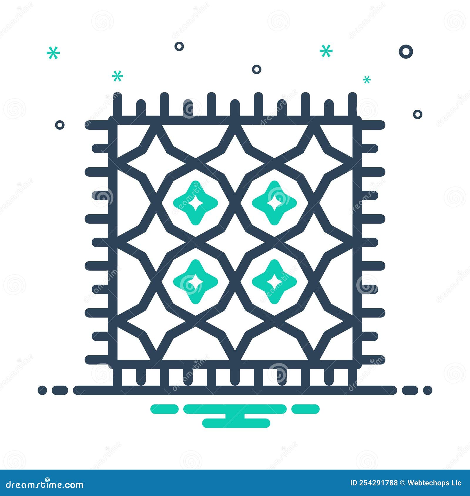 Mix Icon for Persian, Arabic and Art Stock Vector - Illustration of ...