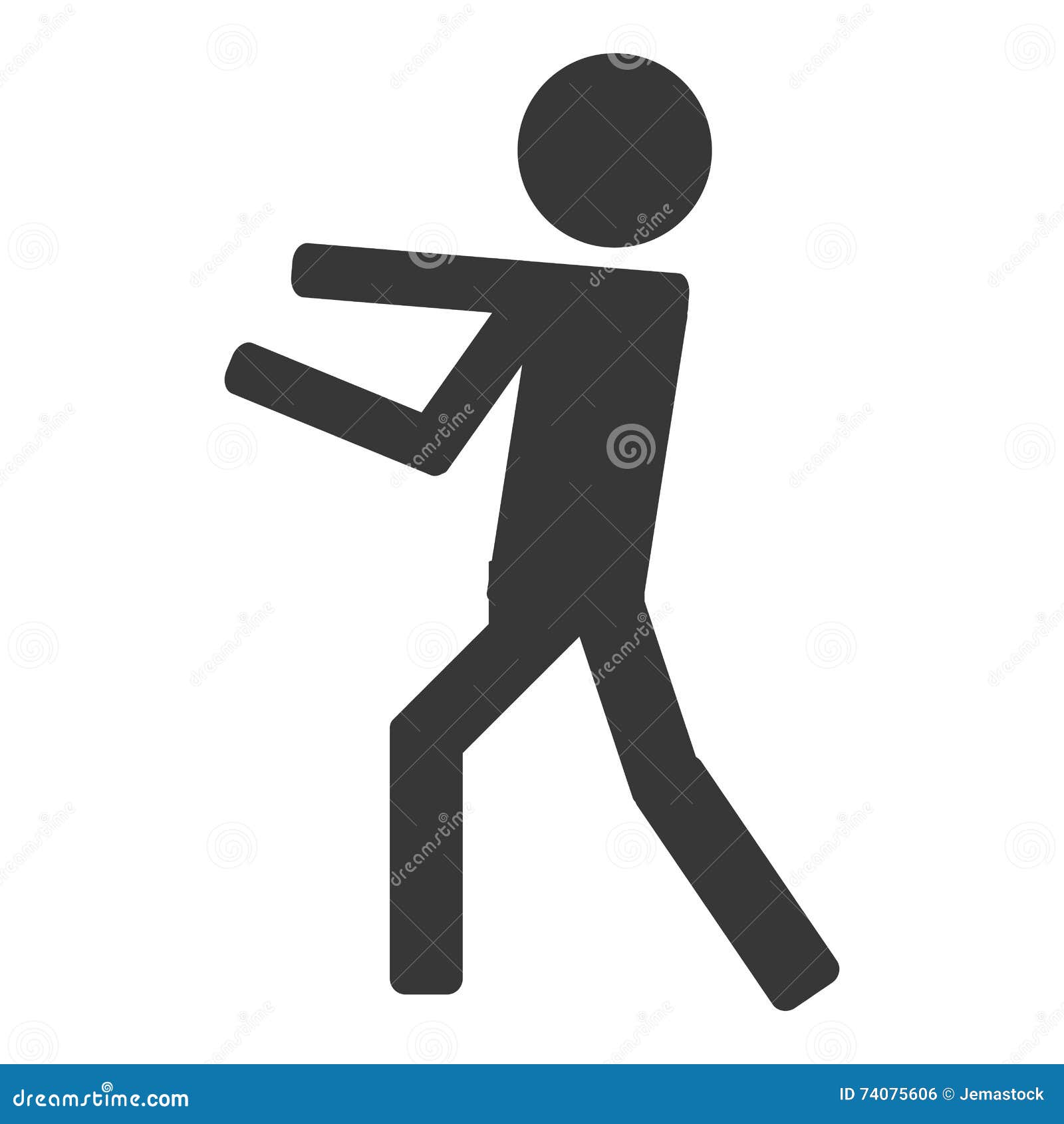 Icon of Person Fight Boxing Stock Illustration - Illustration of black ...
