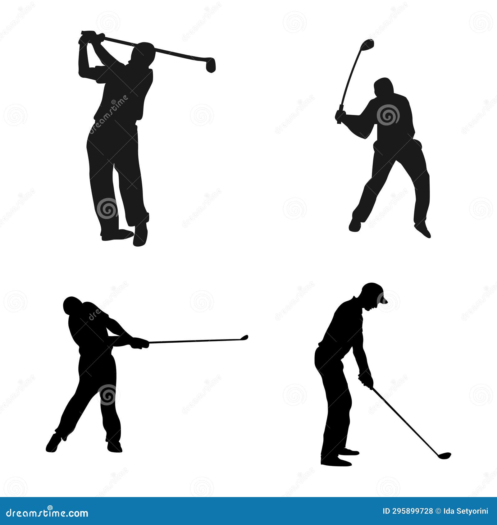 Icon of Person Playing Golf Vector Illustration Design Stock ...