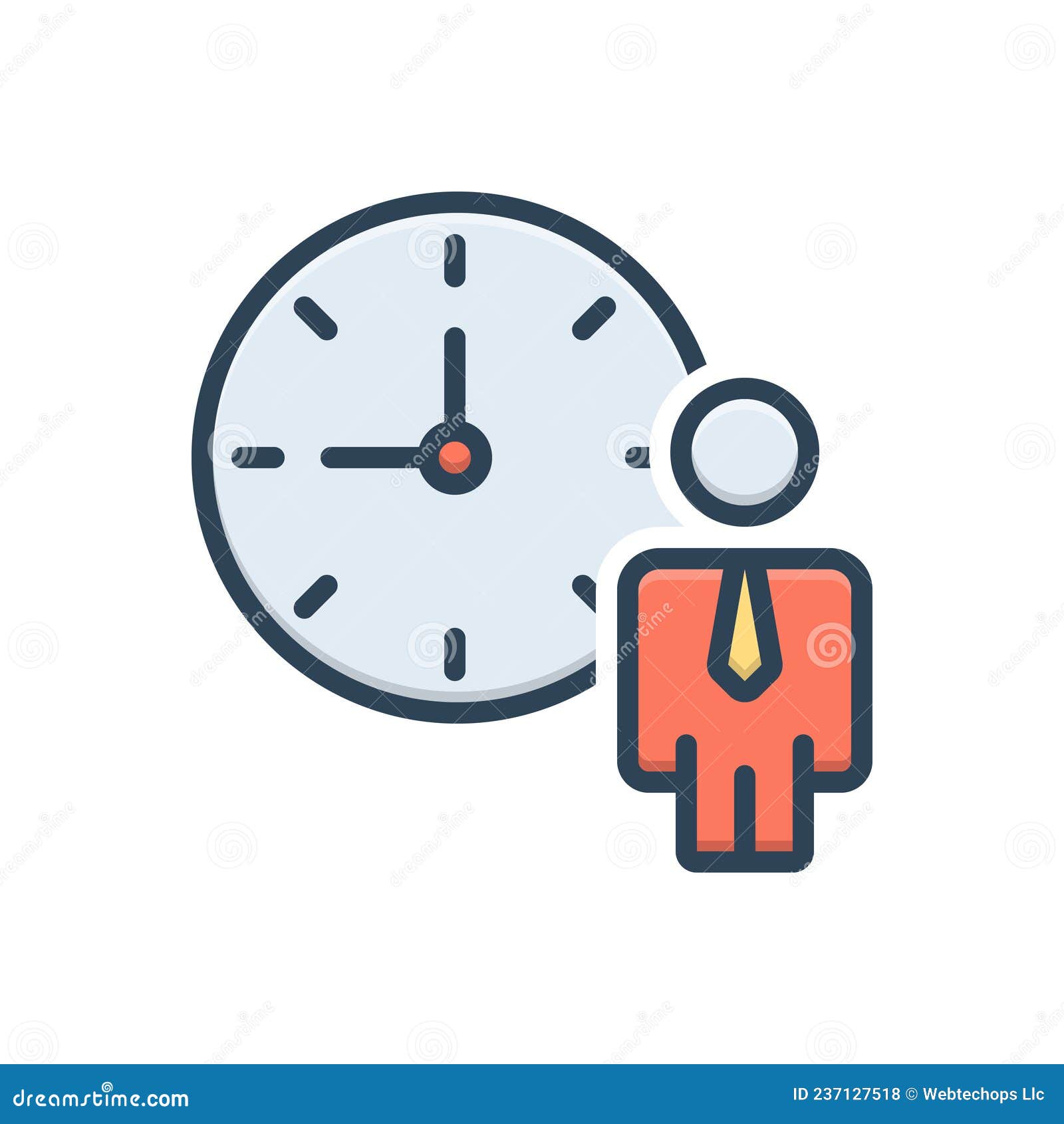 Color Illustration Icon for Personal Schedule, Timetable and Roster ...