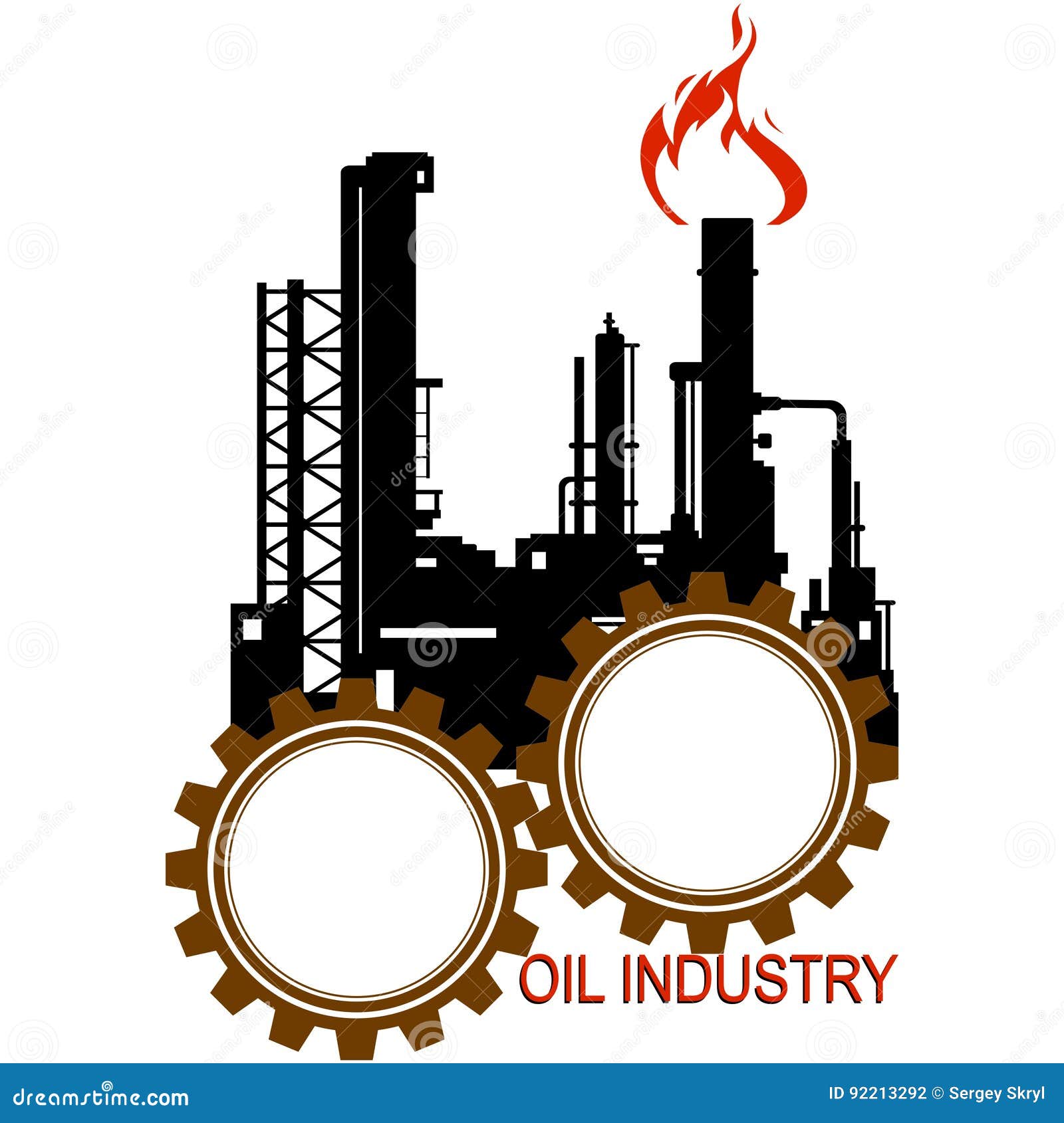 Icon Petroleum Refining Industry Stock Vector - Illustration of fire ... Icon Petroleum Refining Industry Stock Vector - Illustration of fire ...