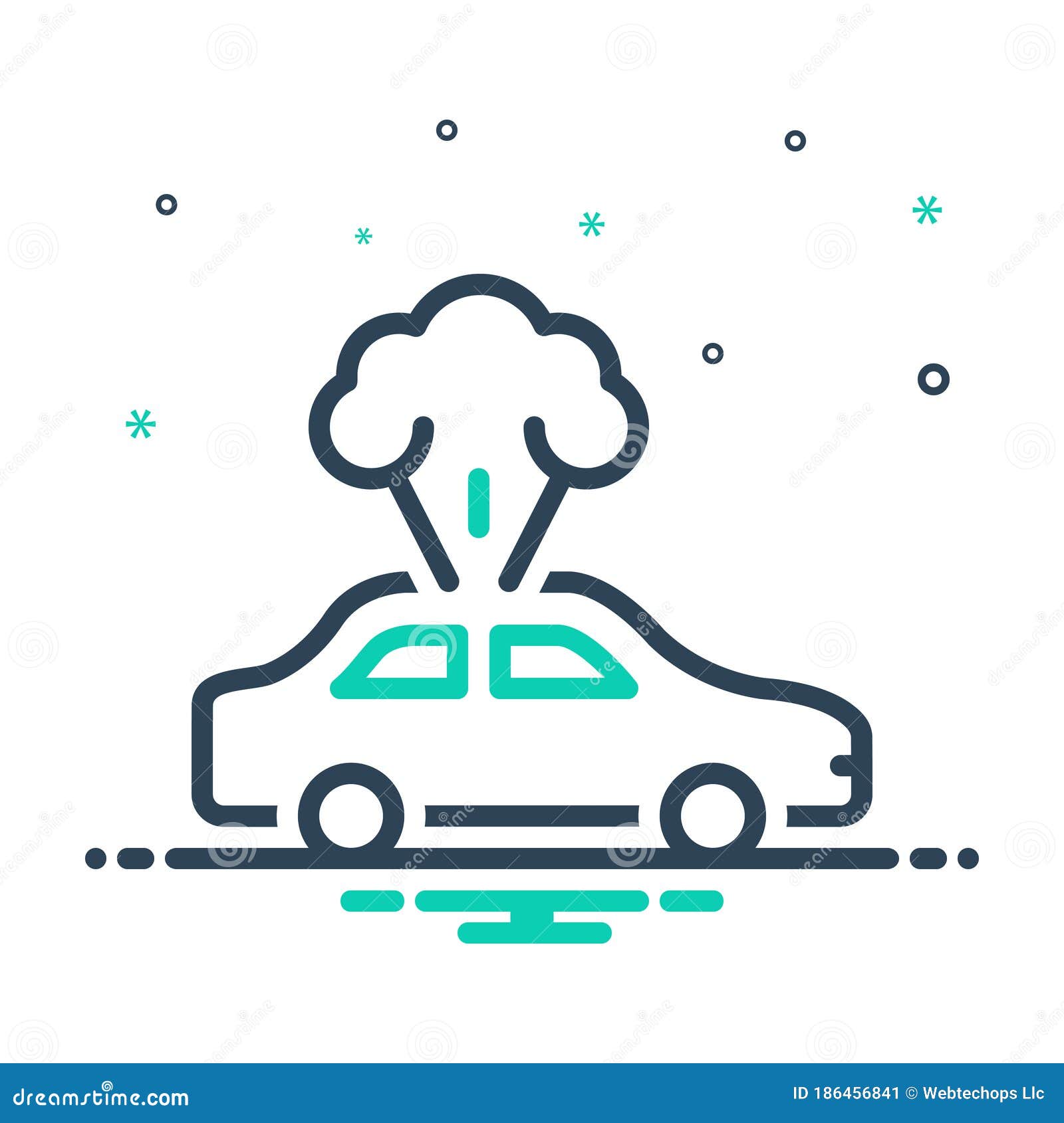 Mix Icon For Incidence, Phenomenon And Accident Cartoon Vector ...