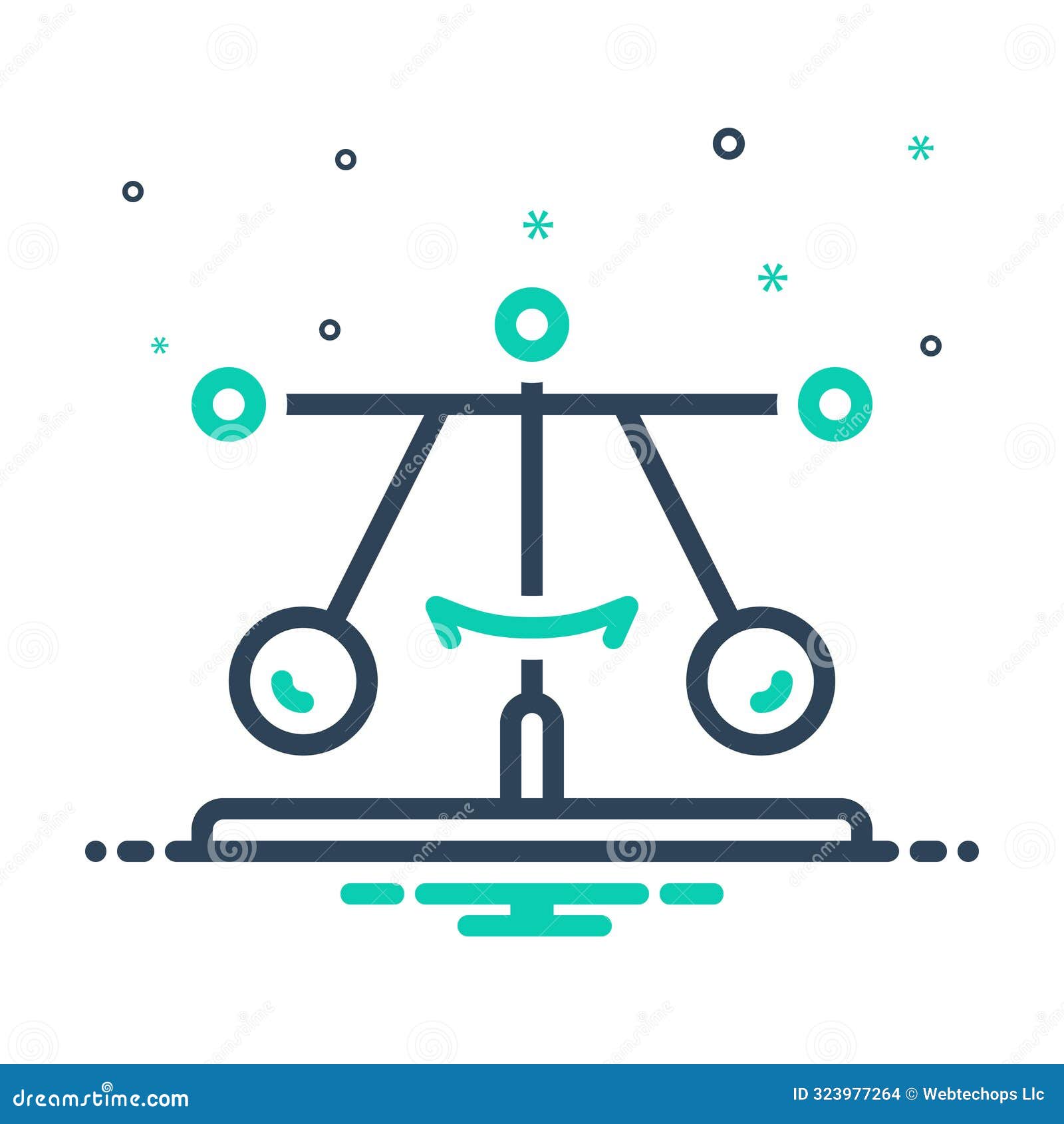 Mix Icon for Physics, Speed and Motion Stock Illustration ...