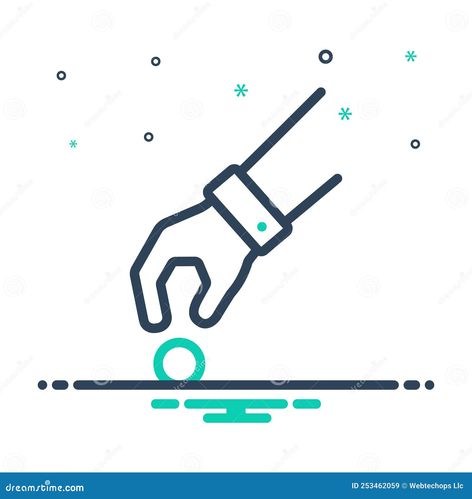 Mix Icon for Picking, Collecting and Ball Stock Illustration ...