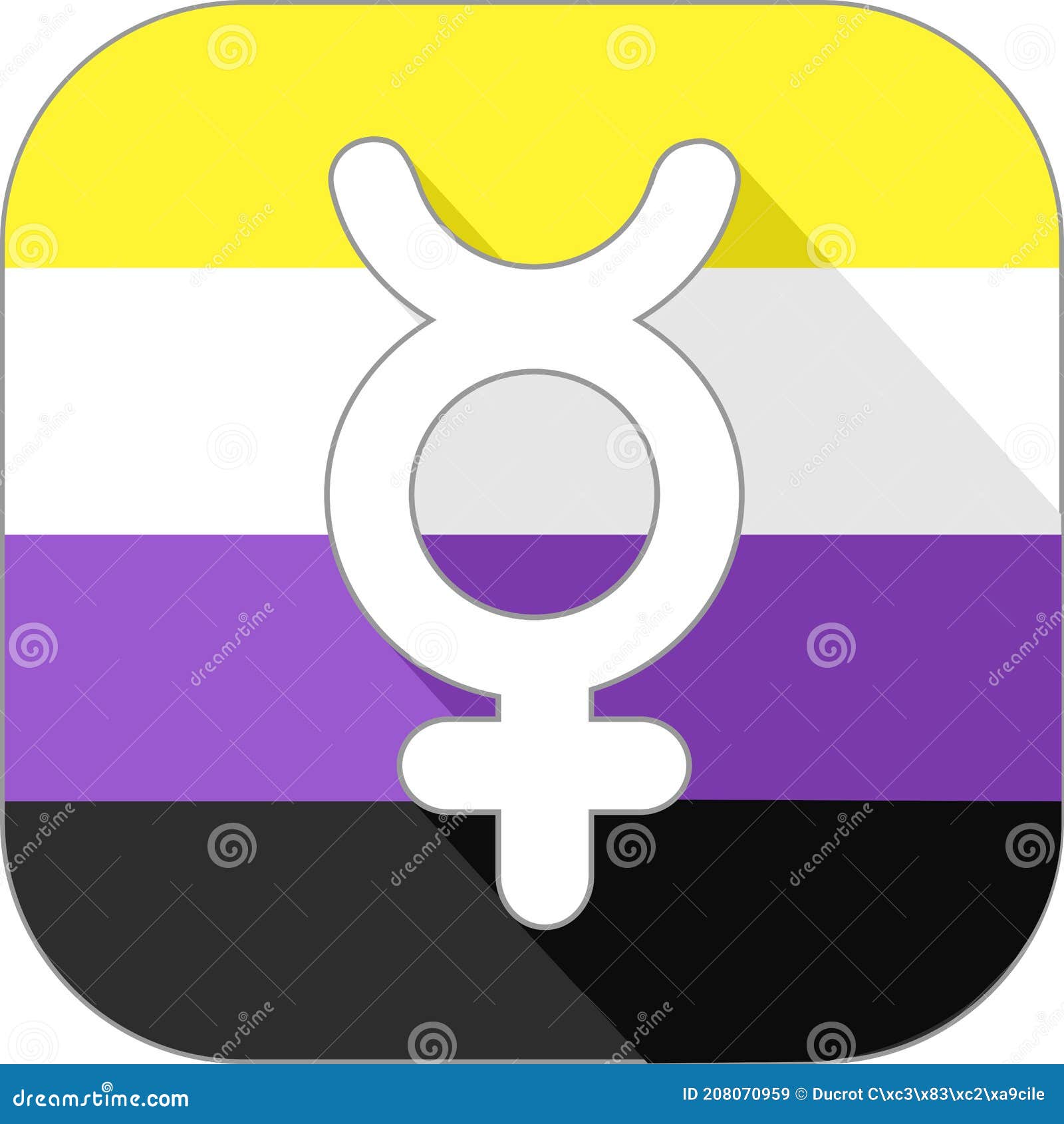Community icon Non binary stock vector. Illustration of abstract ...