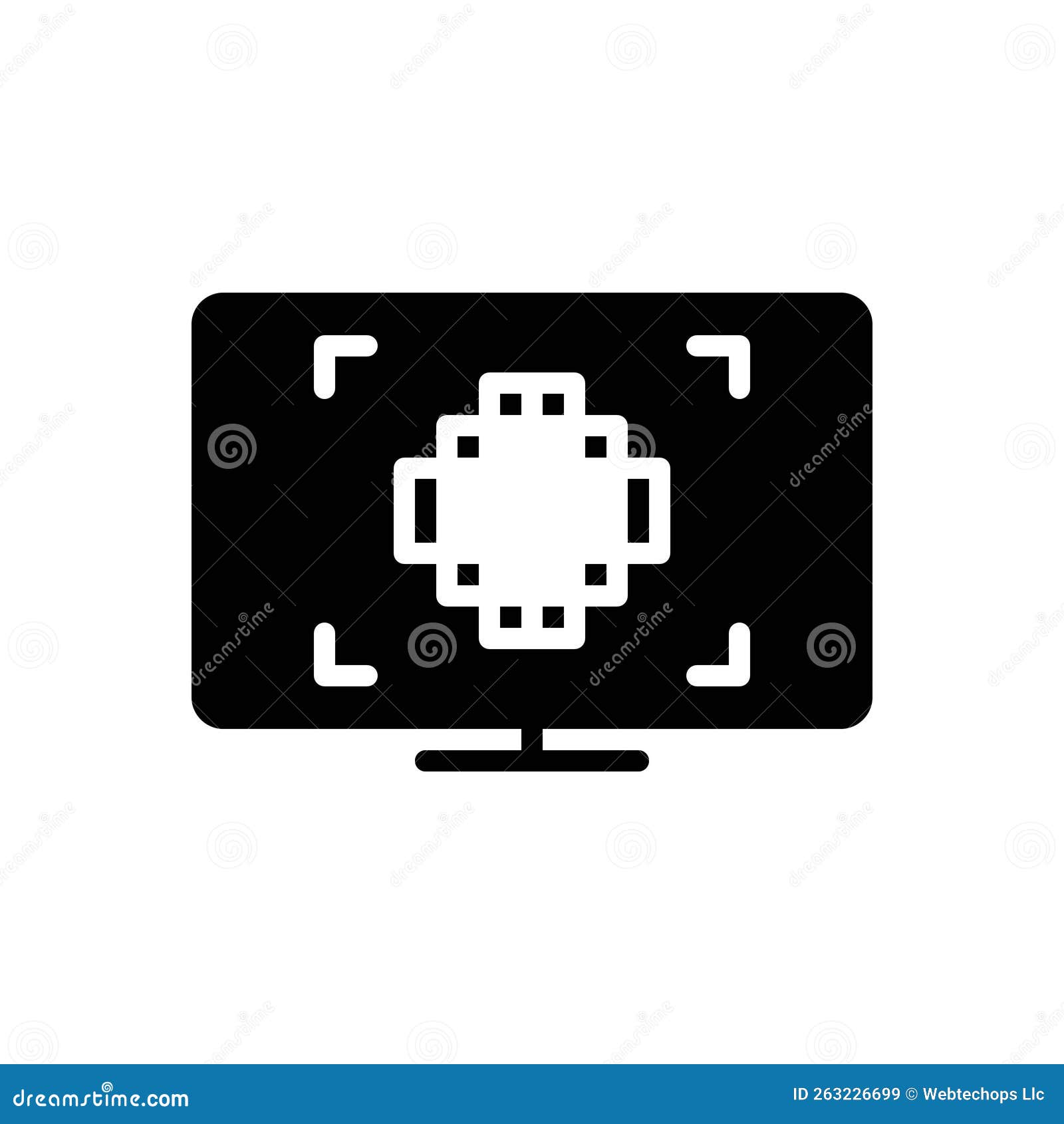 Black Solid Icon for Pixels, Pixel and Caution Stock Vector ...