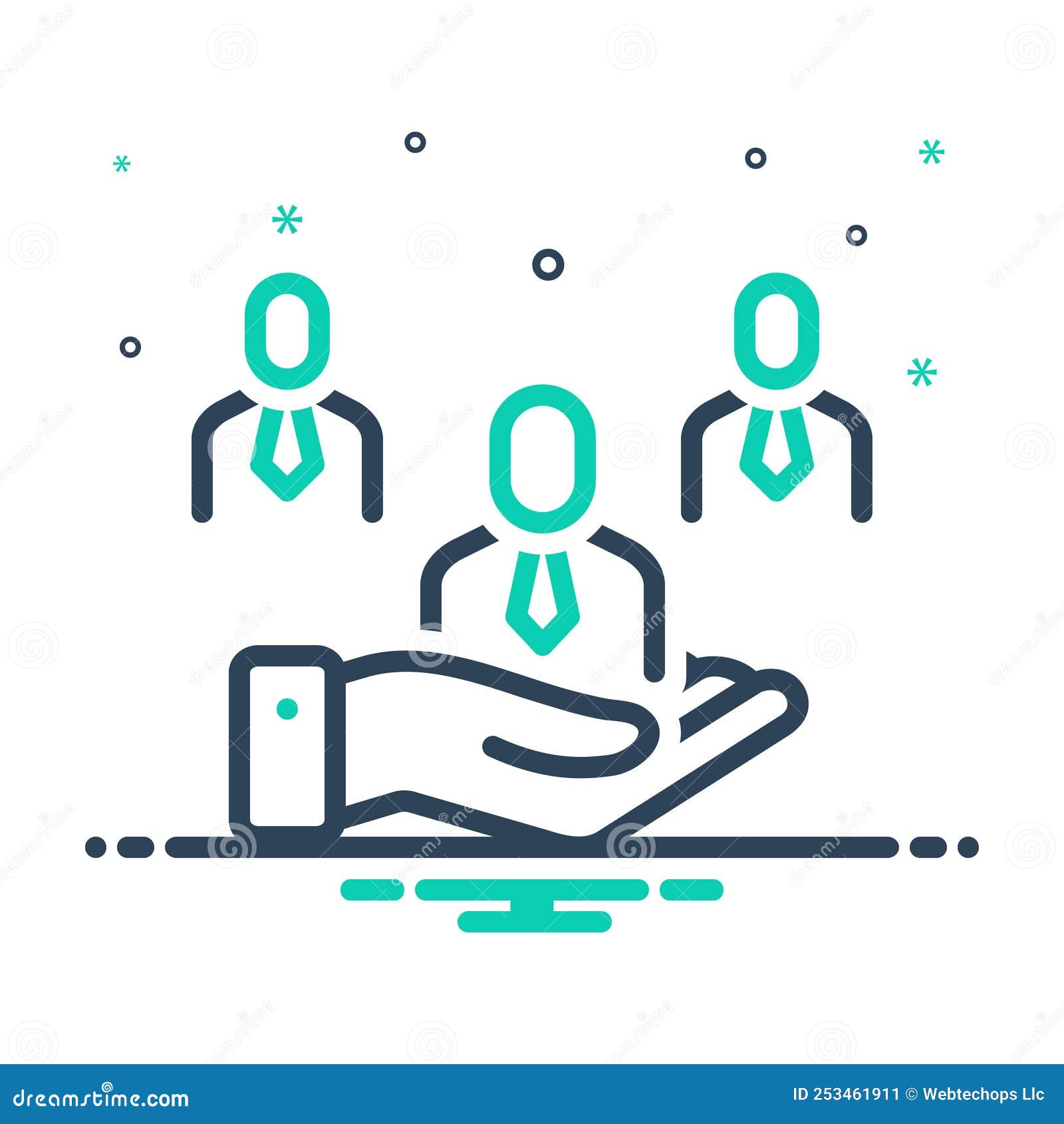 Position Placement Line Icons Collection Allocation Arrangement