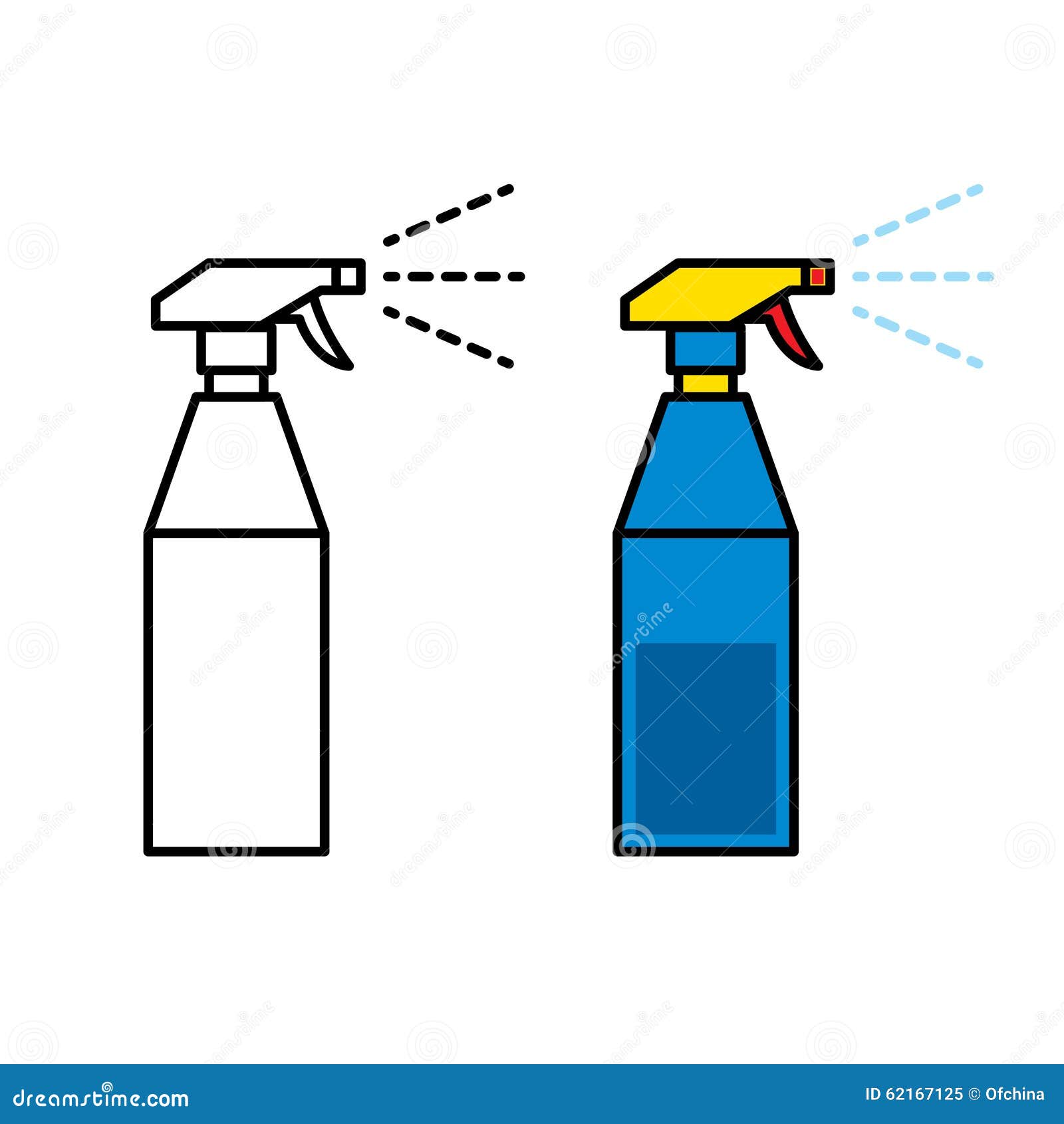 Icon of Plastic Spray Bottle Stock Vector - Illustration of icon ...