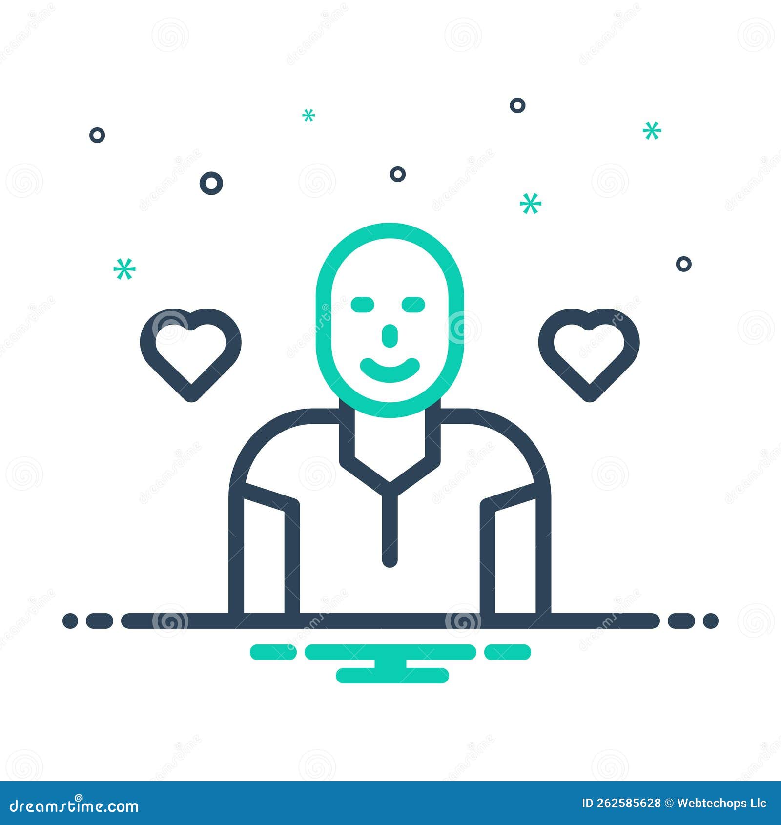 Mix Icon for Pleasure, Happiness and Delight Stock Vector ...