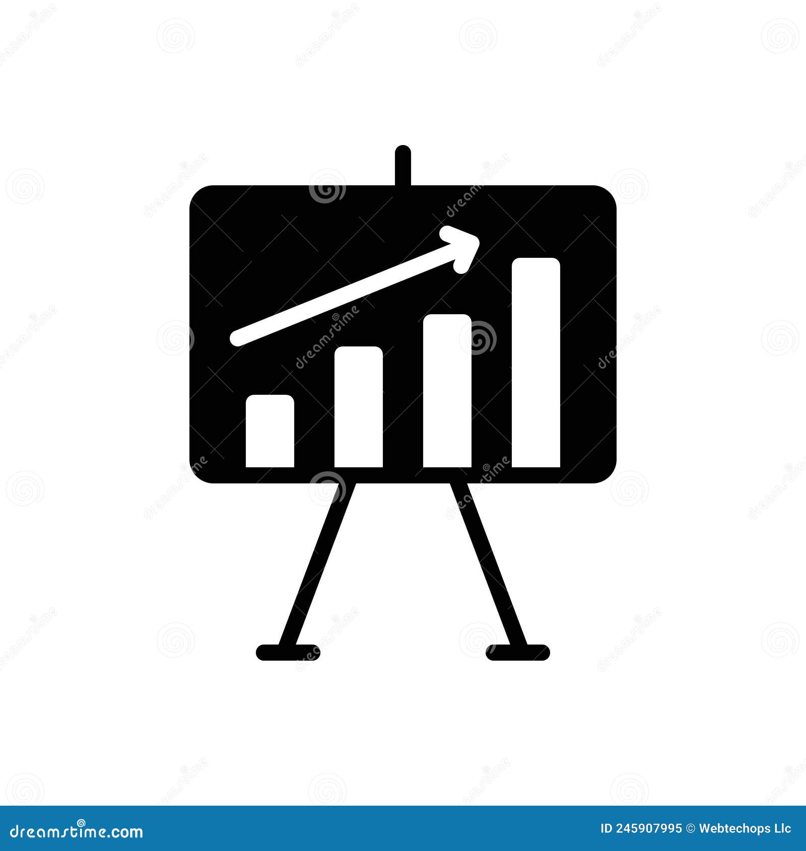 Black Solid Icon for Poll, Voting and Elect Stock Vector - Illustration ...