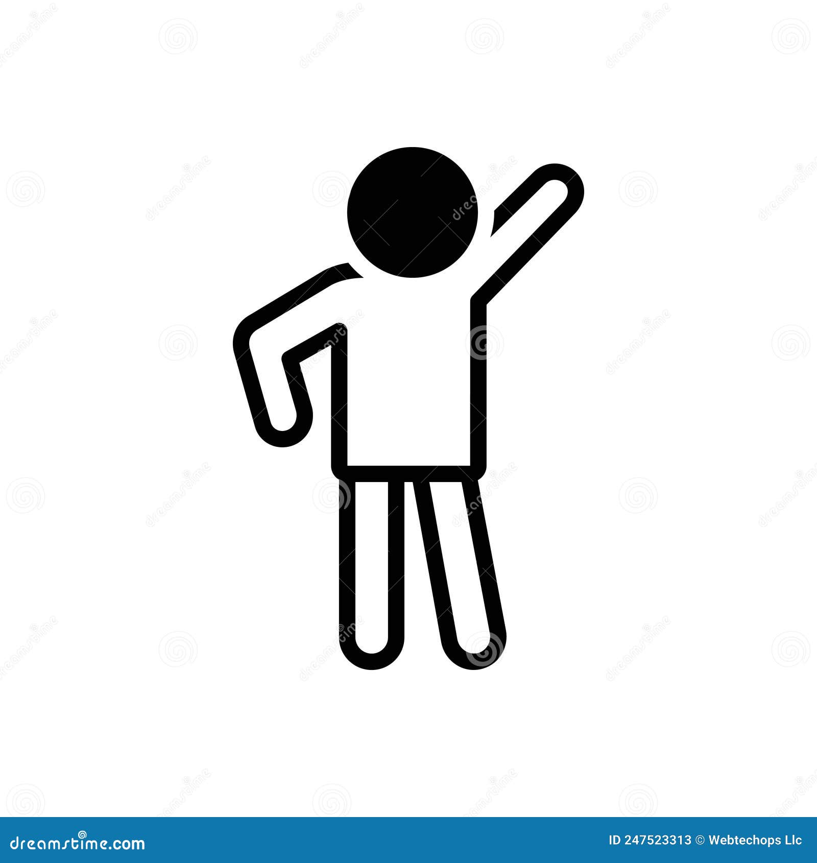 Black Solid Icon for Pose, Photo and Shoot Stock Vector - Illustration ...