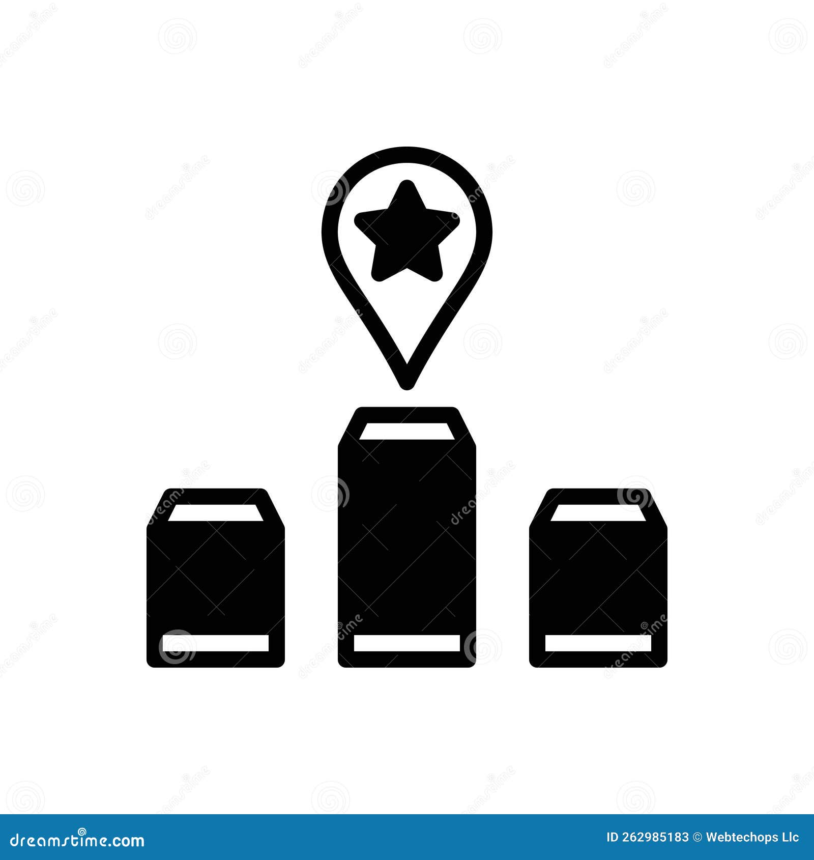 Black Solid Icon for Positioning, Adjustment and Position Stock Vector ...