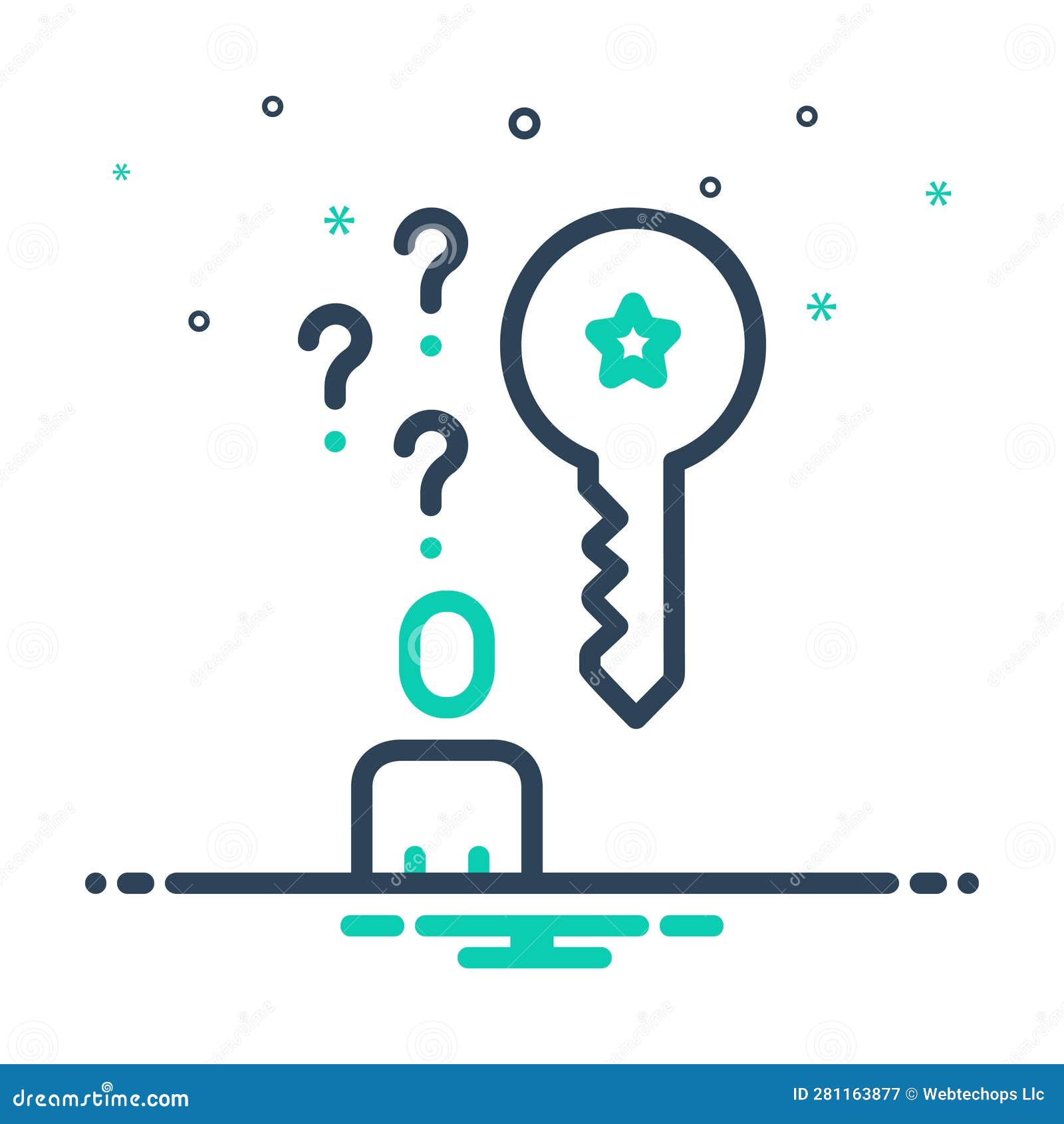 Mix Icon for Possibilities, Probability and Hope Stock Vector ...