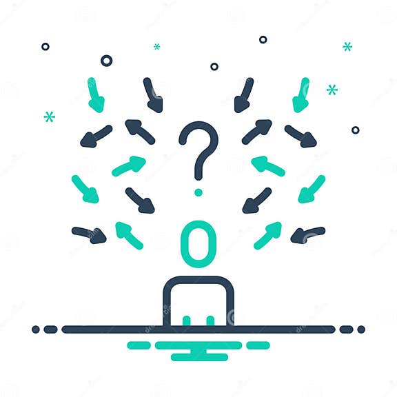 Mix Icon for Possibilities, Probability and Likelihood Stock Vector ...
