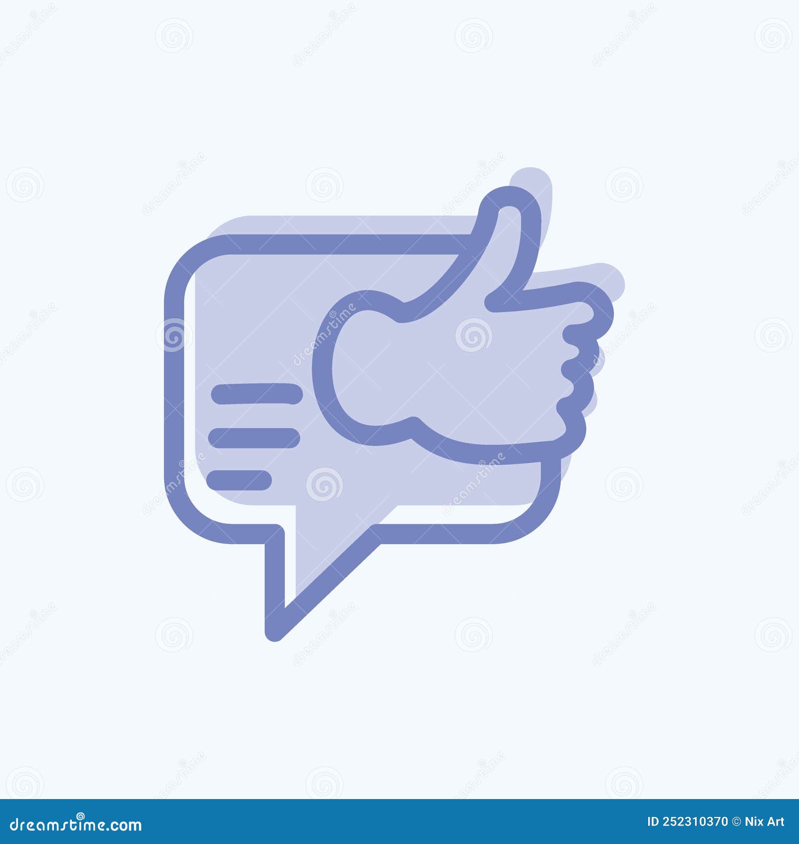 Icon Possitive Feedback. Suitable For Feedback Symbol. Flat Style ...