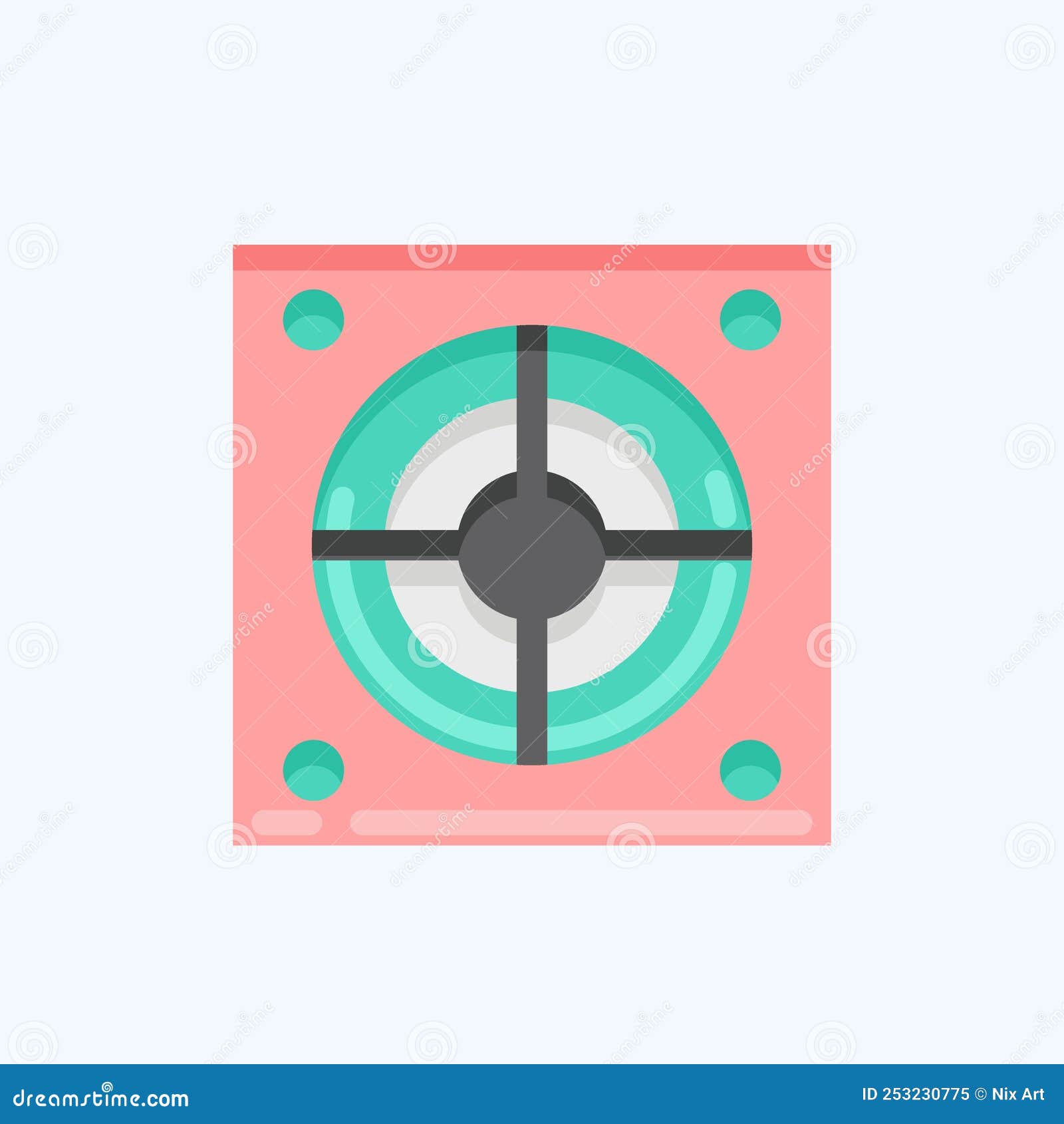 Icon Power Supply. Suitable for Computer Components Symbol. Flat Style ...