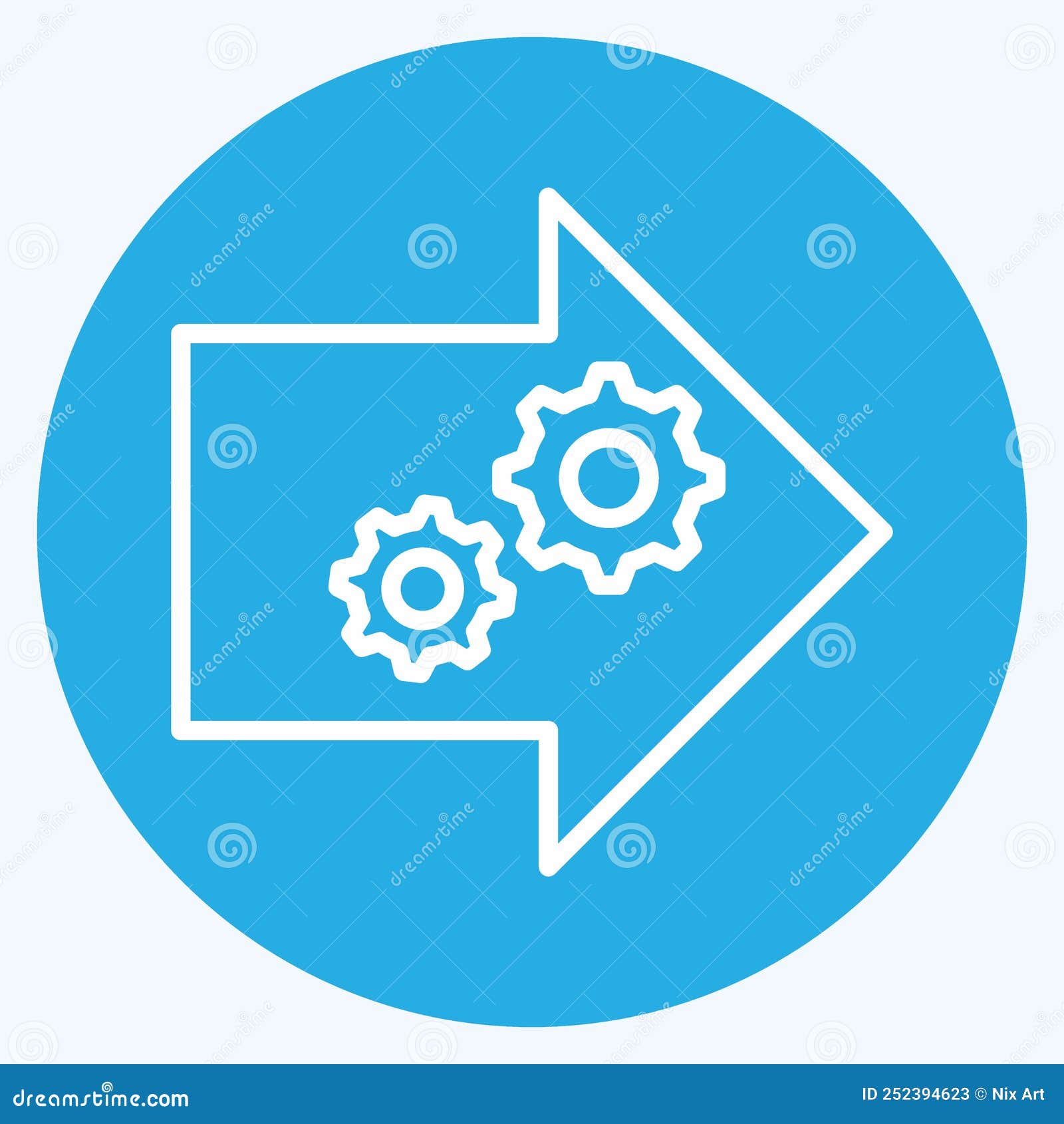 Icon Practical Learning. Suitable for Community Symbol. Blue Eyes Style ...
