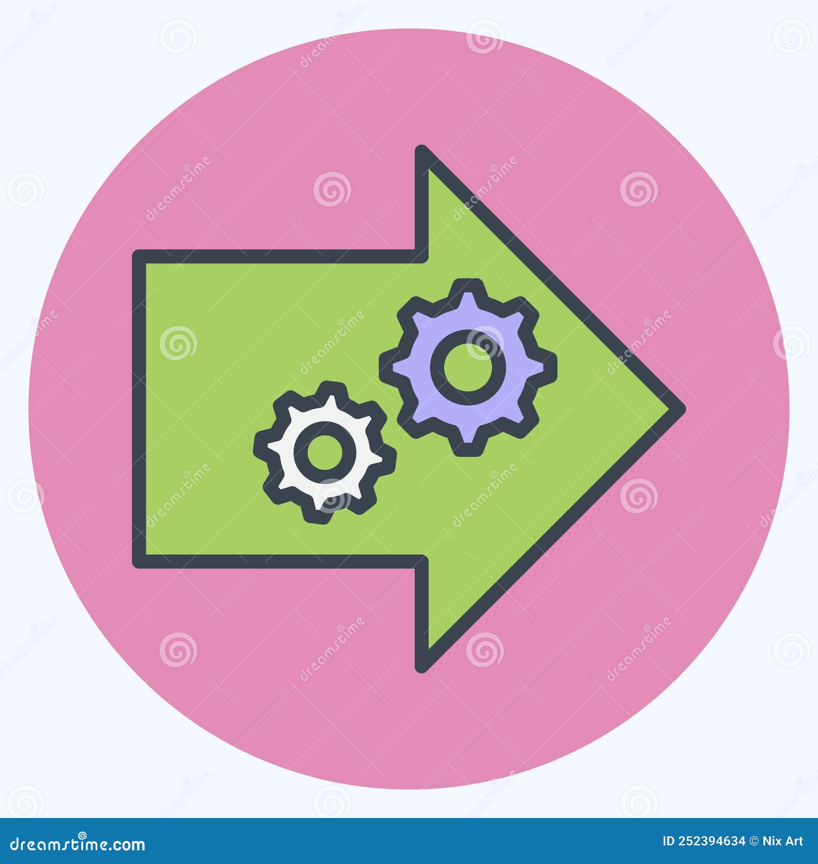 Icon Practical Learning. Suitable for Community Symbol. Color Mate ...