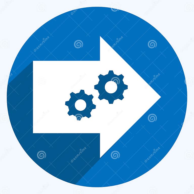 Icon Practical Learning. Suitable for Community Symbol. Long Shadow ...