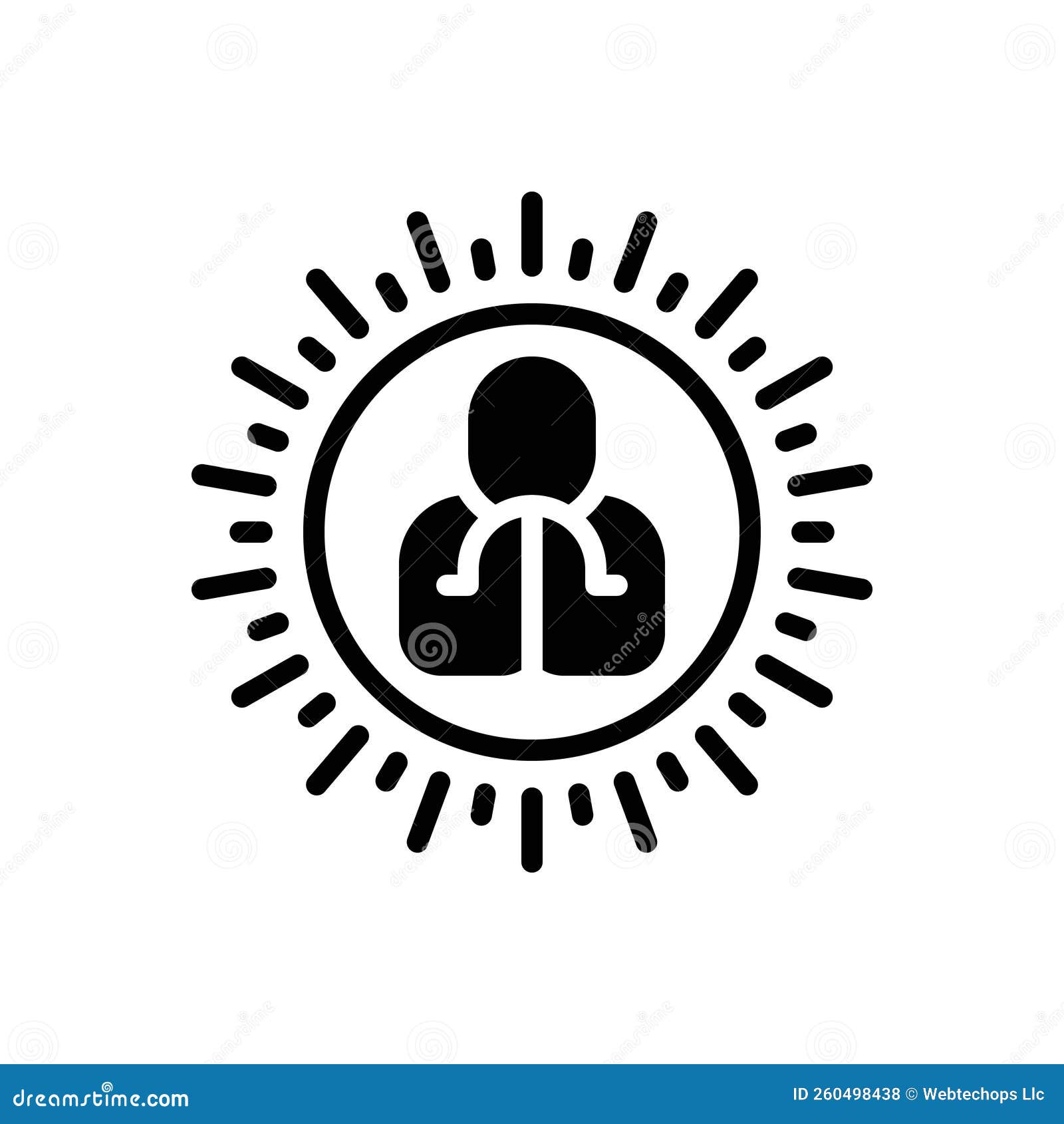 Black Solid Icon for Prayers, Praying and Request Stock Vector ...