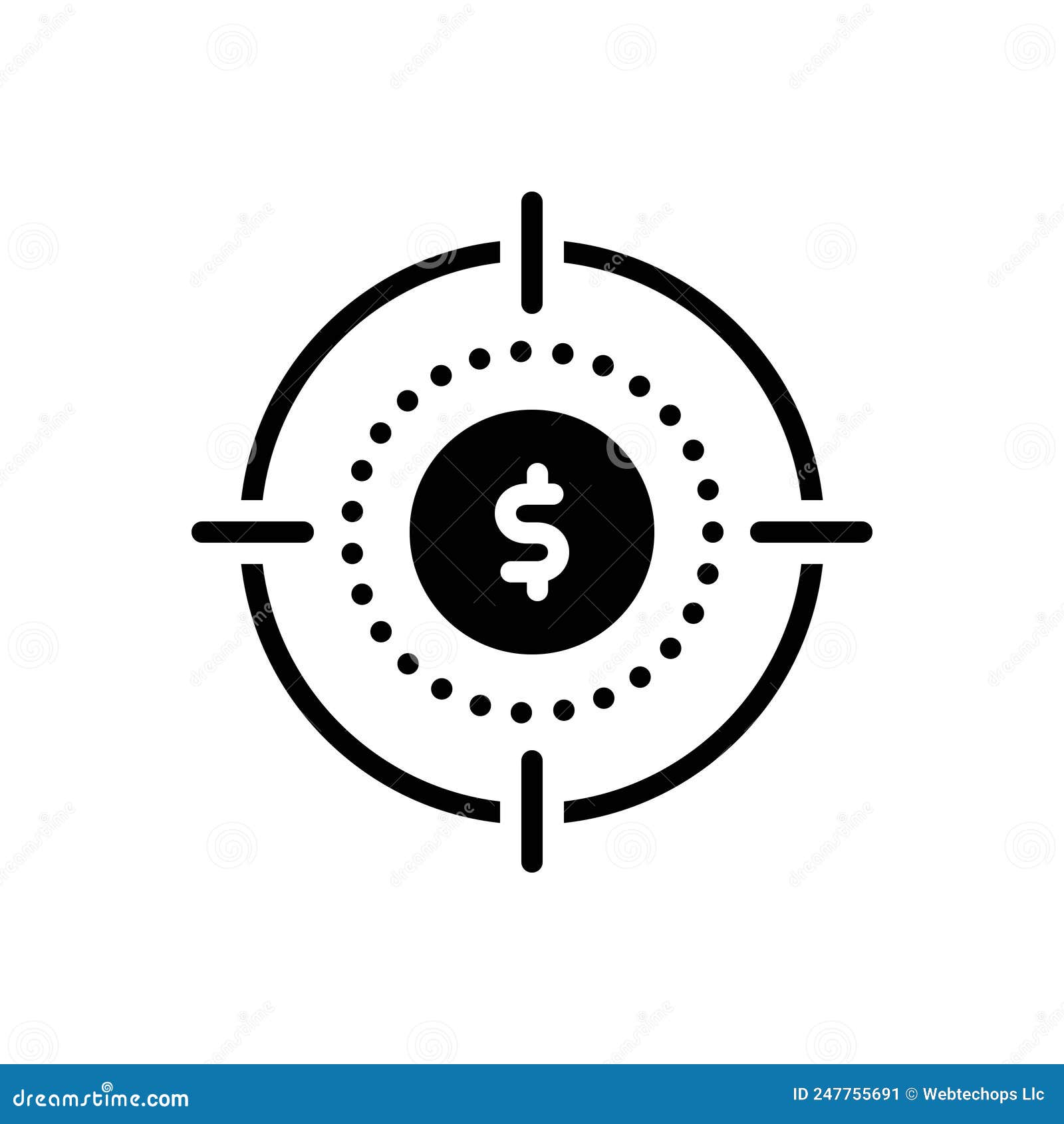 Black Solid Icon for Precisely, Absolutely and Accurately Stock Vector ...