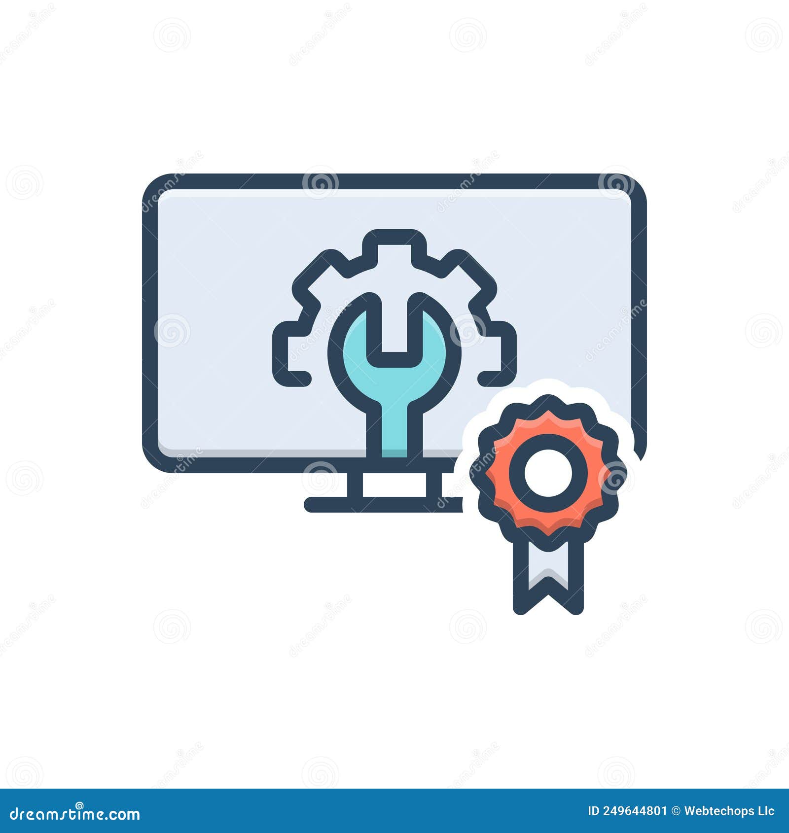 Color Illustration Icon for Preference, Choice and Likes Stock Vector ...