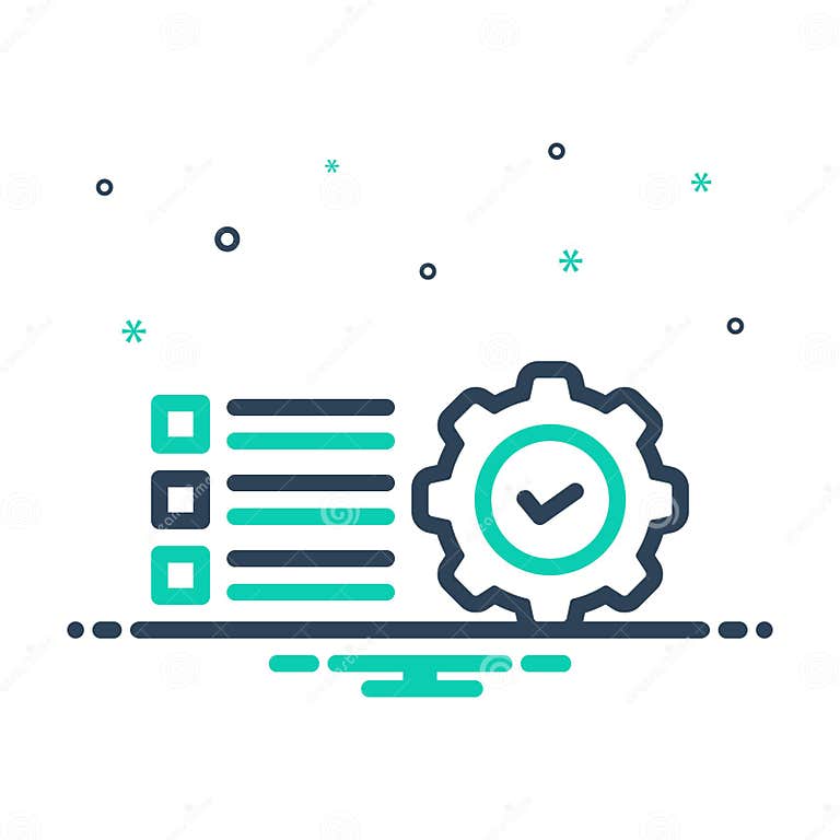 Mix Icon for Preference, Choice and Approval Stock Vector ...