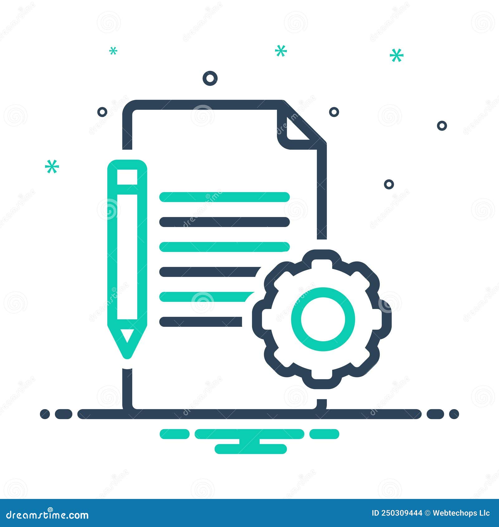Mix Icon for Prerequisite, Condition and Stipulation Stock Illustration ...