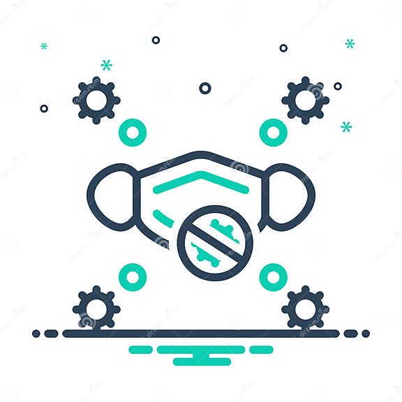 Mix Icon for Preventive, Precautionary and Hygiene Stock Vector ...