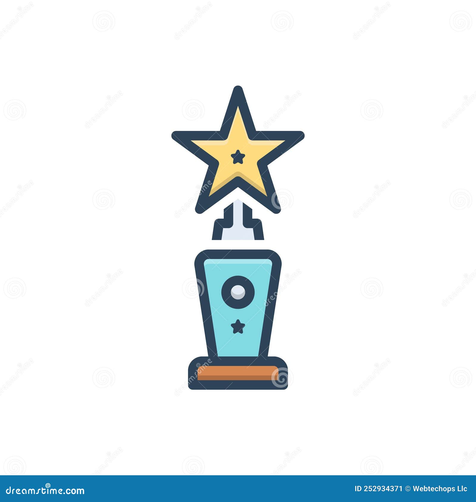 Color Illustration Icon for Prize, Guerdon and Gratuity Stock Vector ...