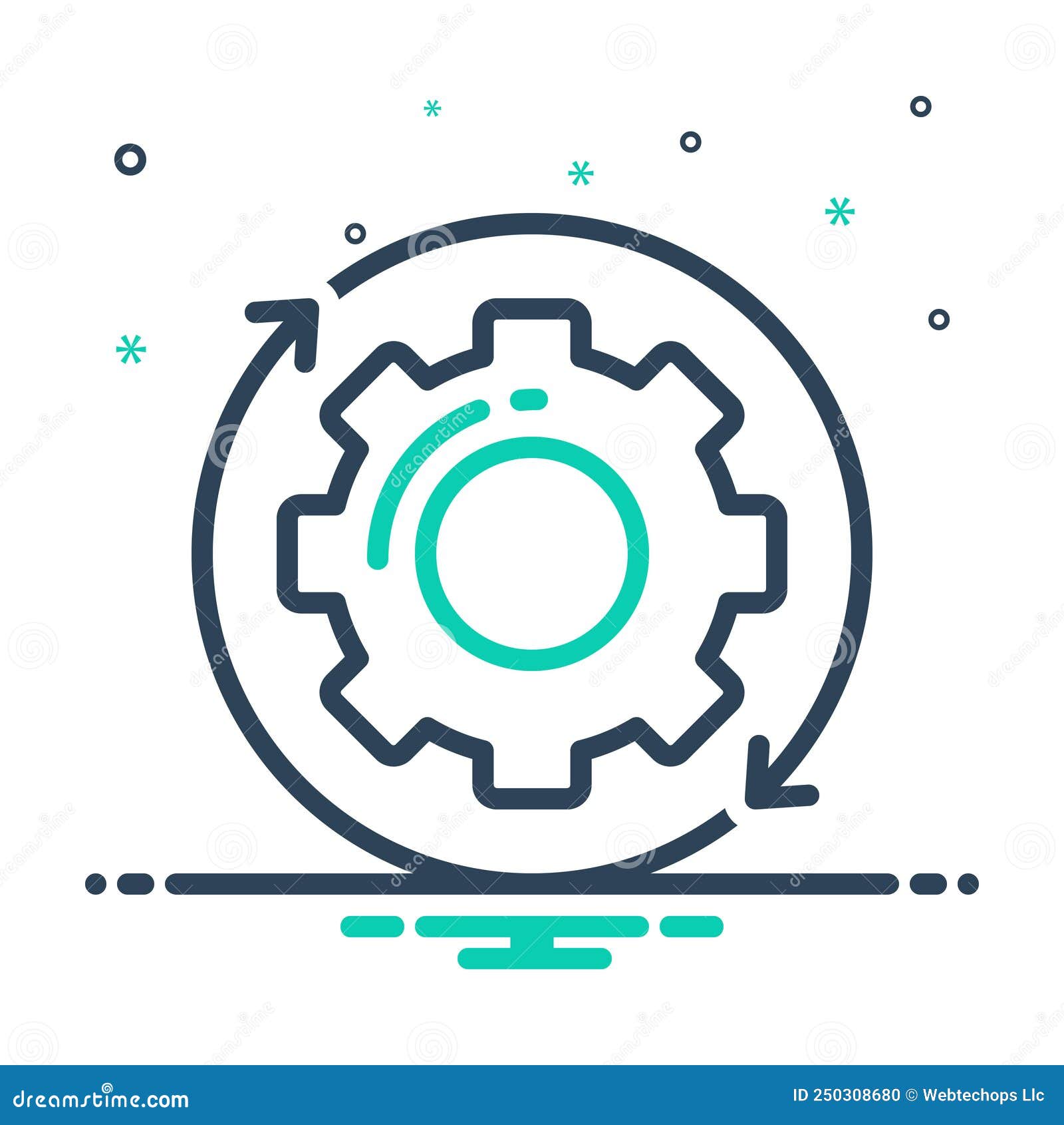 Cycle Update Symbol 3d Abstract Arrows Icon Design Template Vector ...