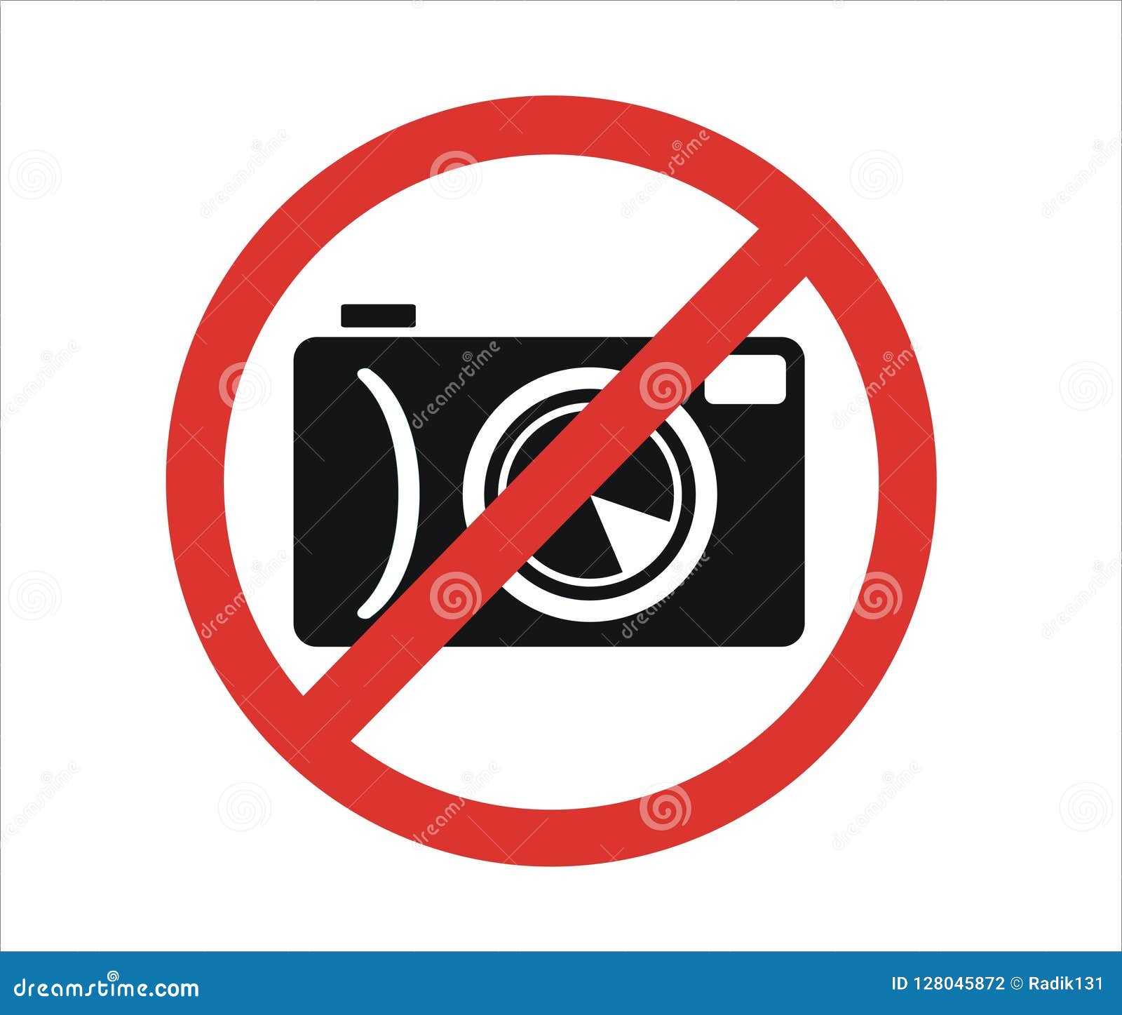 Icon Prohibiting Photography Stock Vector - Illustration of sign ...