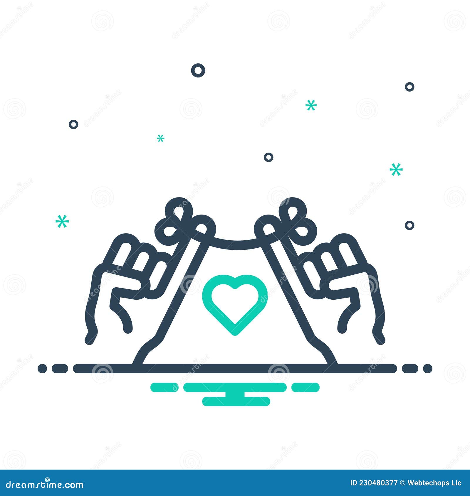 Mix Icon for Promise, Pledge and Swear Stock Vector - Illustration of ...