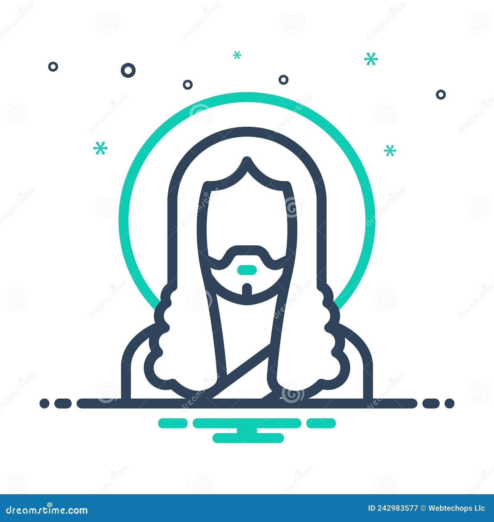 Mix Icon for Prophet, Prognosticator and Seer Stock Vector ...