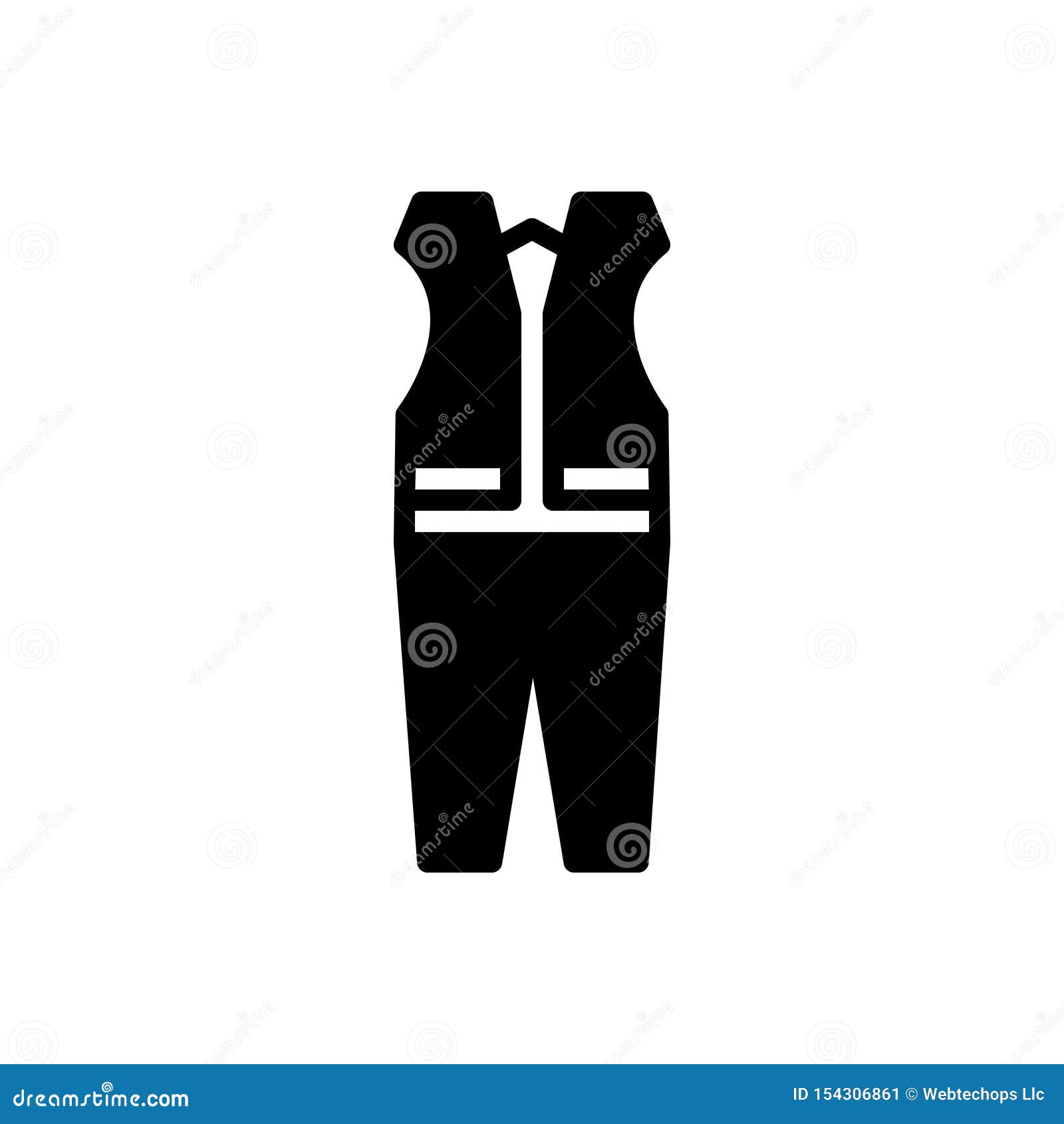 Black Solid Icon for Protective, Cloth and Mandatory Stock Vector ...