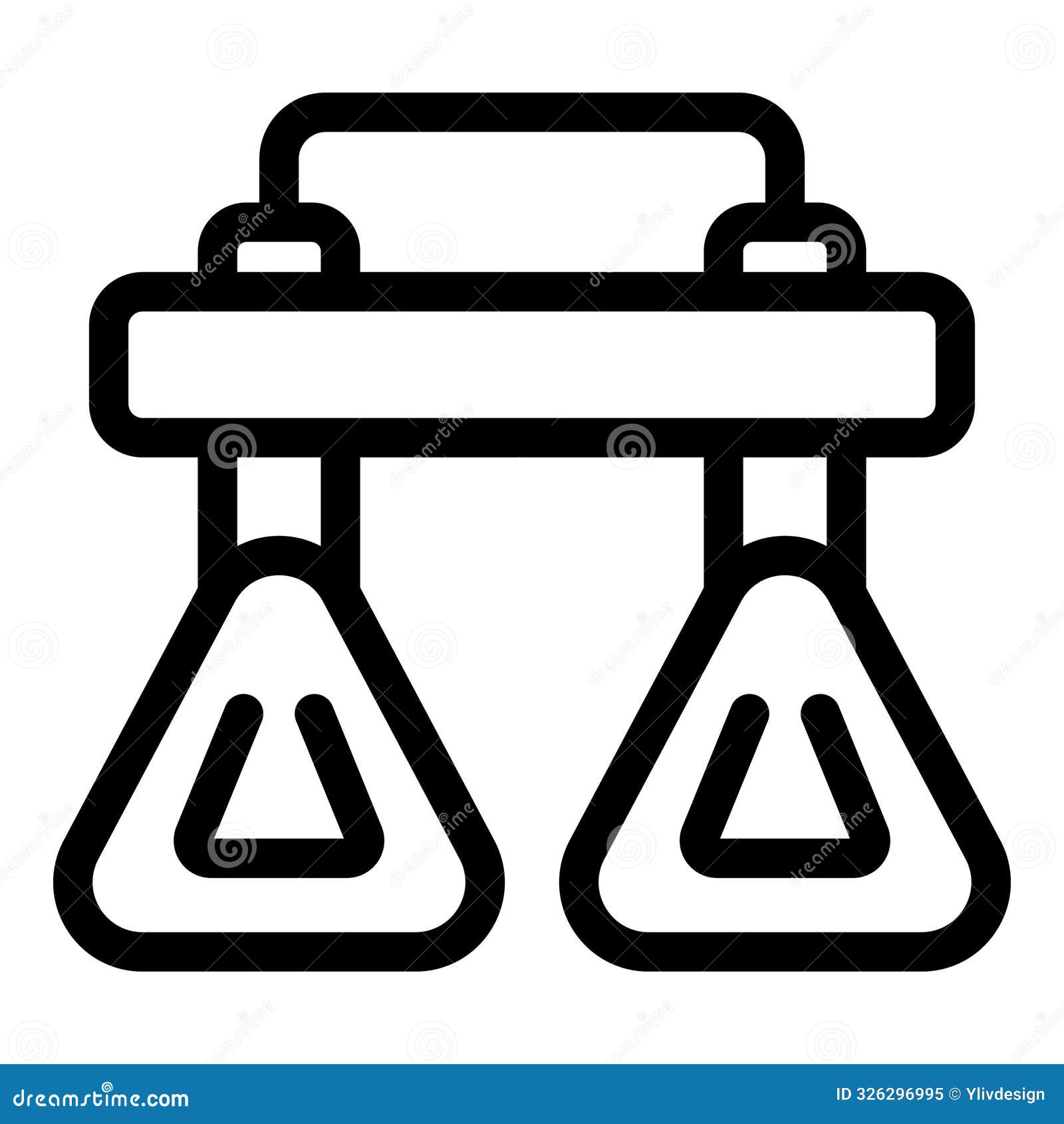 Public Transportation Handrail Icon Representing Safety and ...