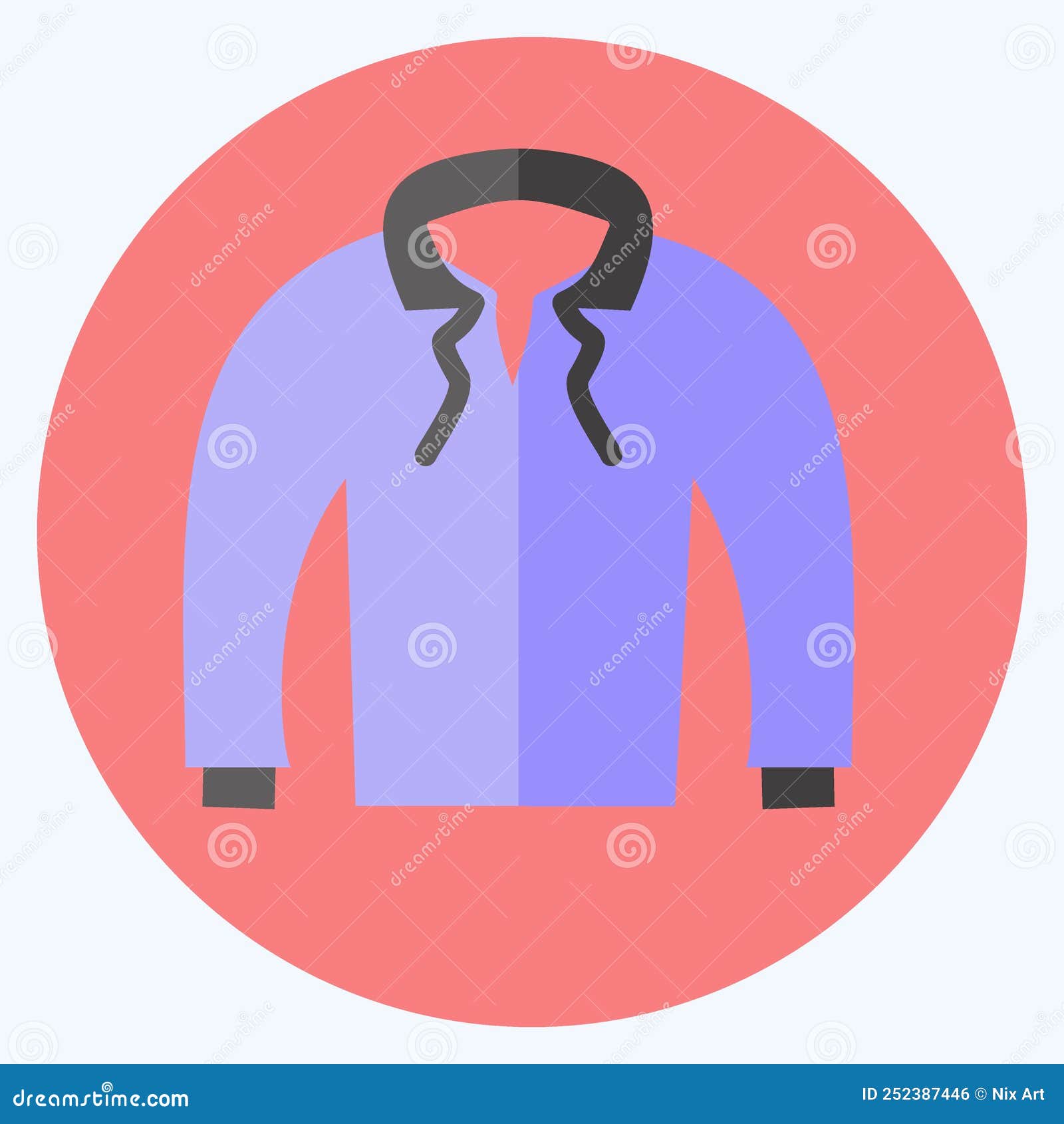 Icon Pull Over. Suitable for Men Accessories Symbol. Flat Style. Simple ...