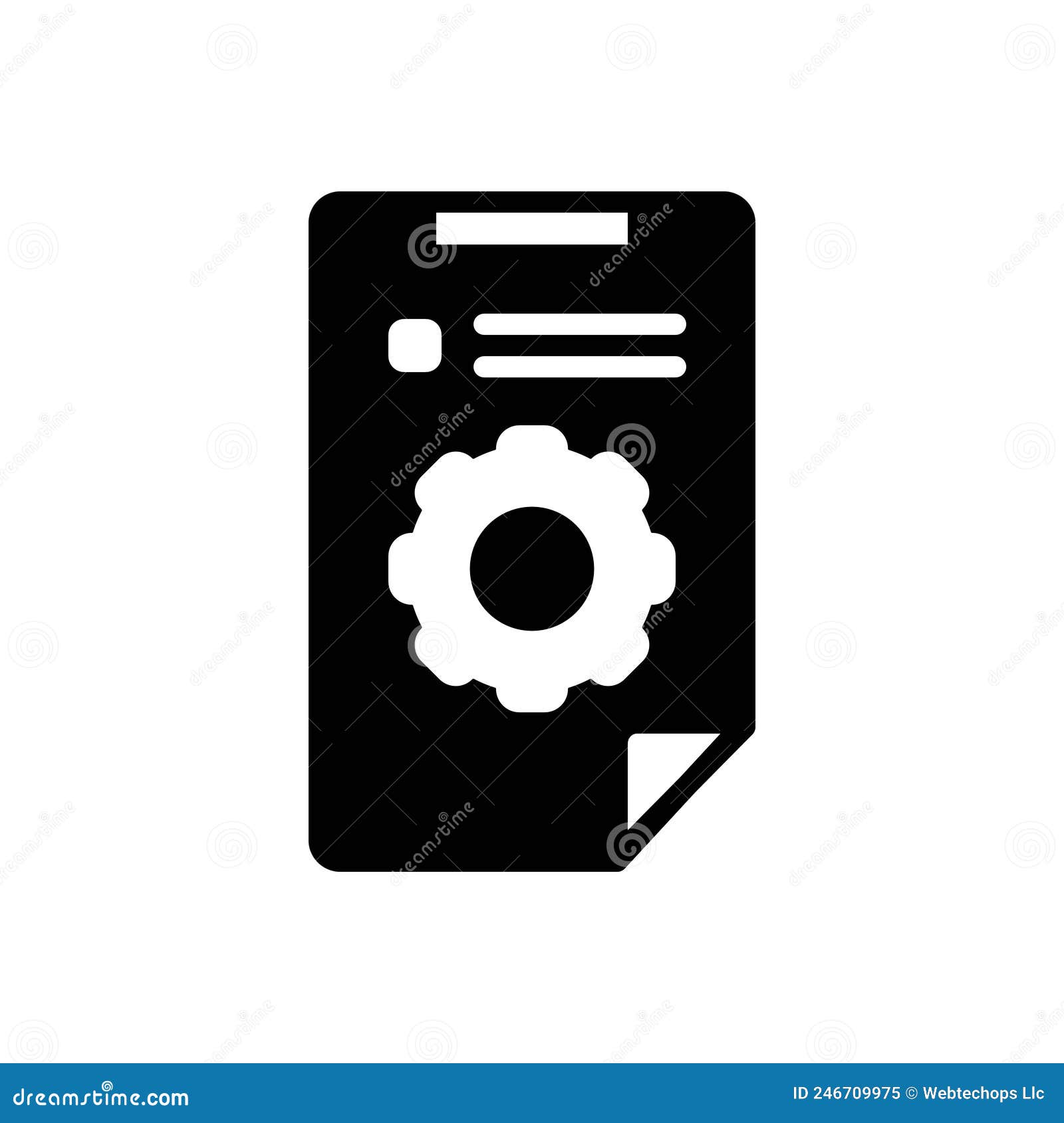Black Solid Icon for Qc, Control and Approve Stock Vector ...