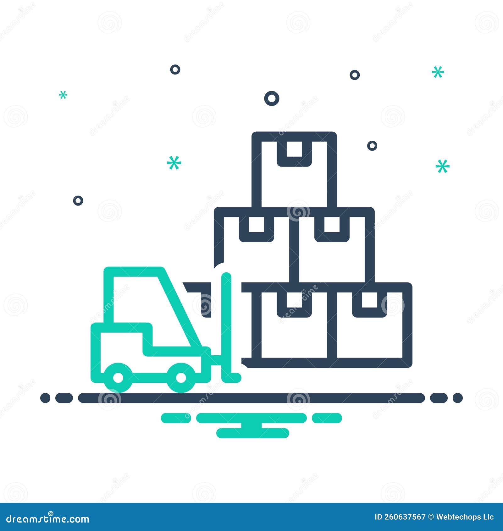 Mix Icon for Quantities, Quantum and Bulk Stock Vector - Illustration ...