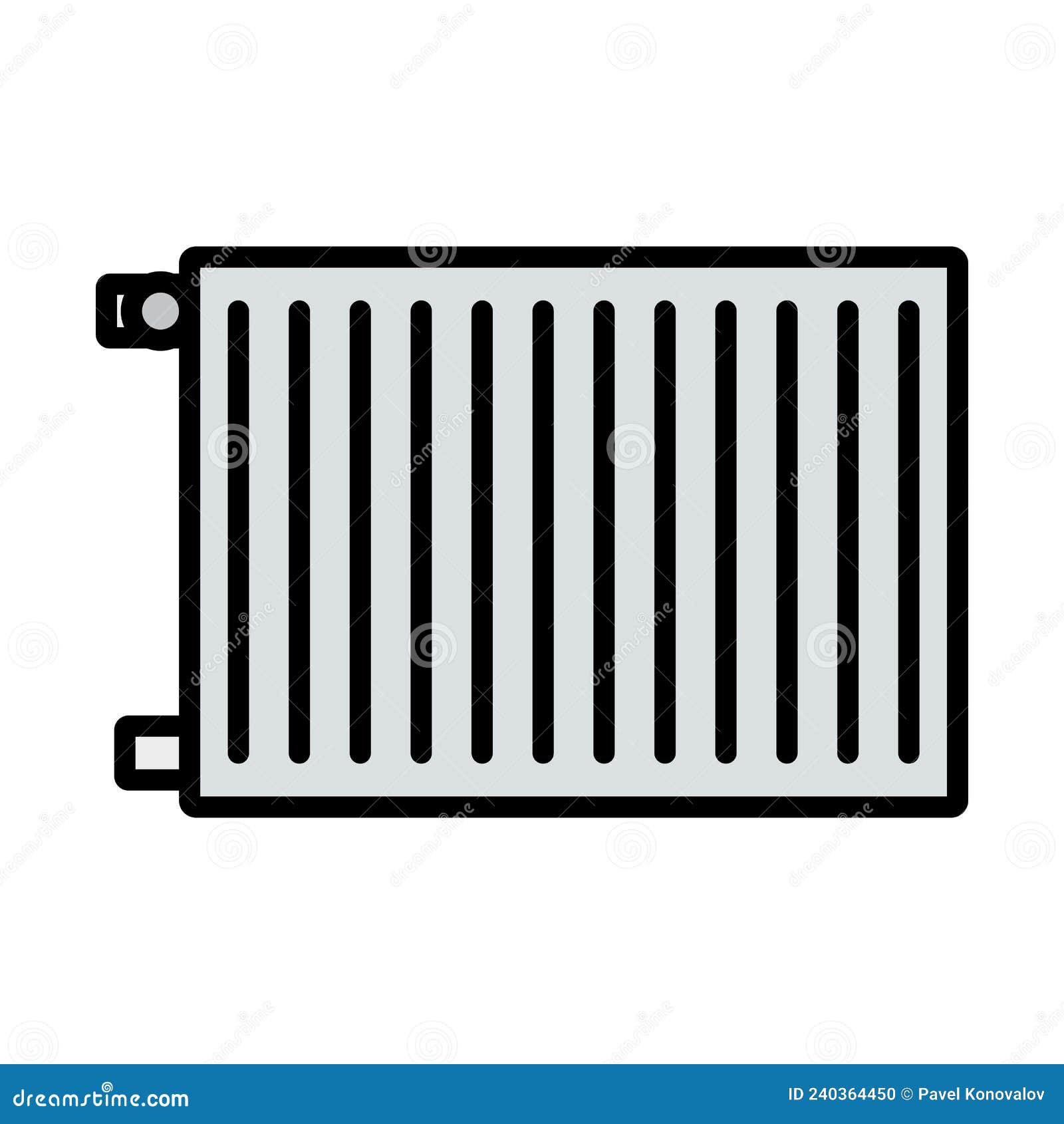 Icon of Radiator stock vector. Illustration of radiator - 240364450