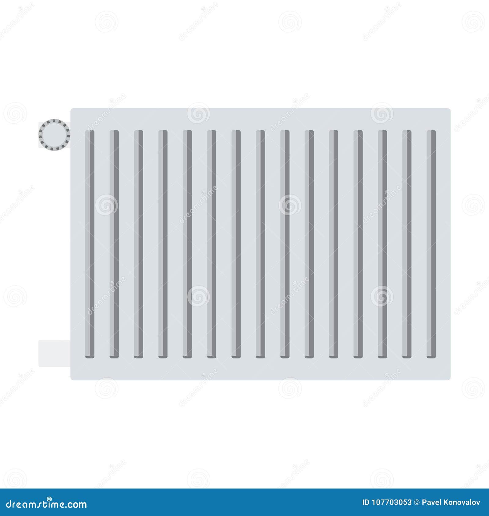 Icon of Radiator stock vector. Illustration of roof - 107703053