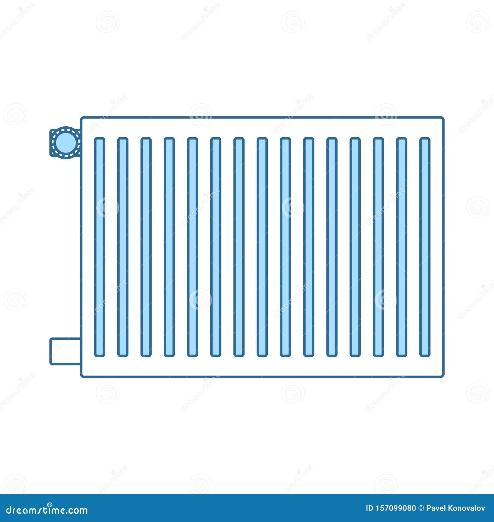 Icon of Radiator stock vector. Illustration of outline - 157099080