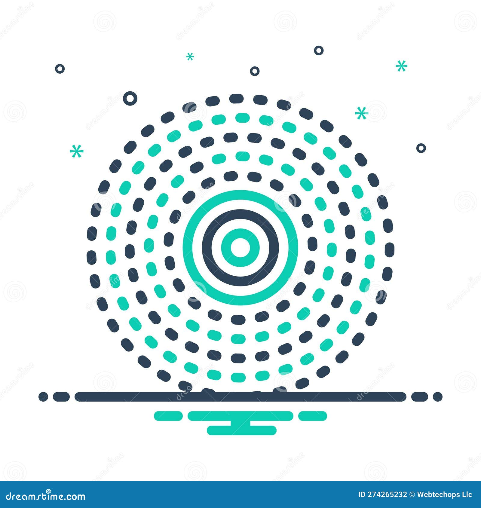 Mix Icon For Ranges, Spectrum And Border Stock Photo | CartoonDealer ...