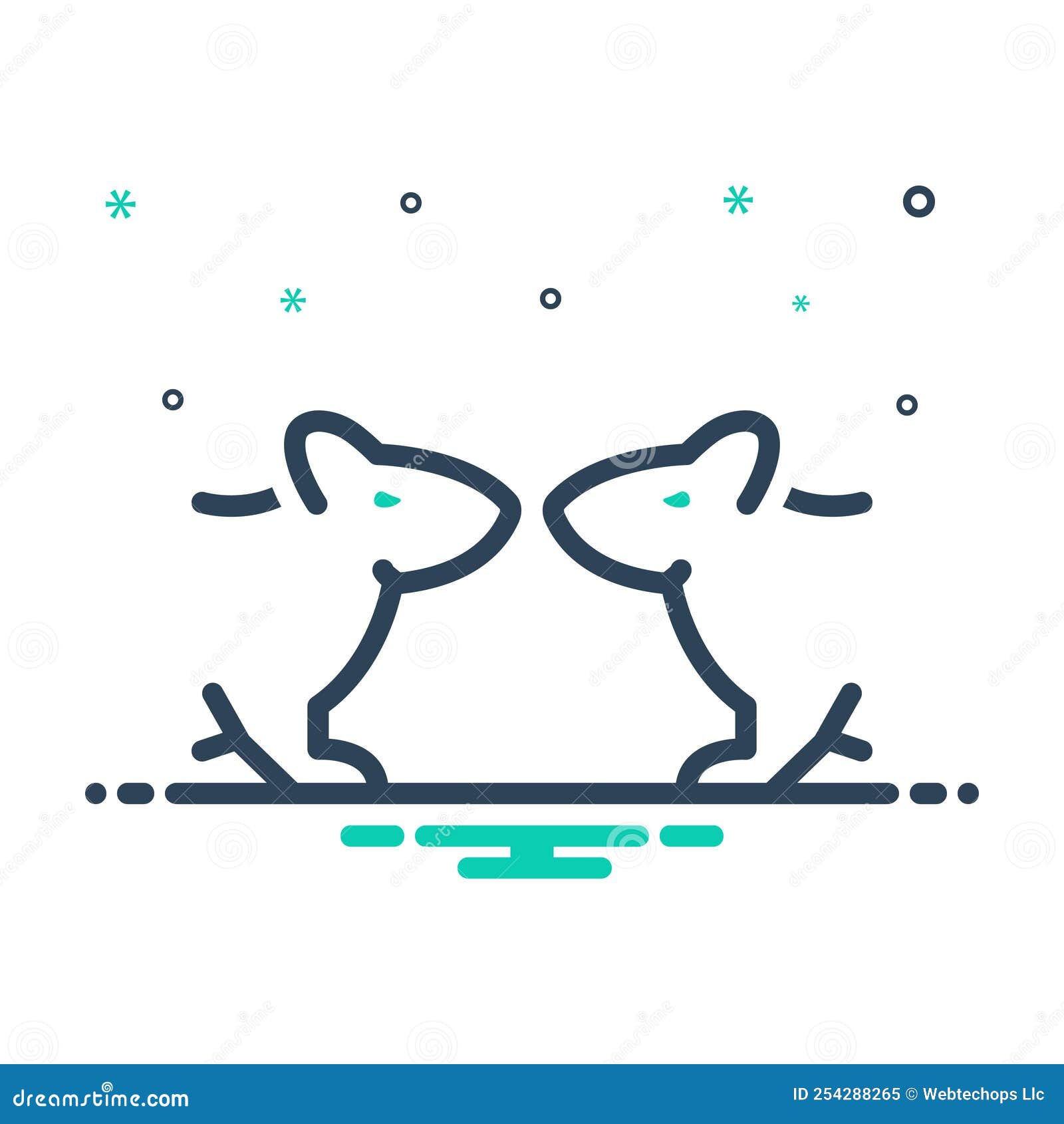 Mix Icon for Rats, Mouse and Mice Stock Vector - Illustration of sign ...