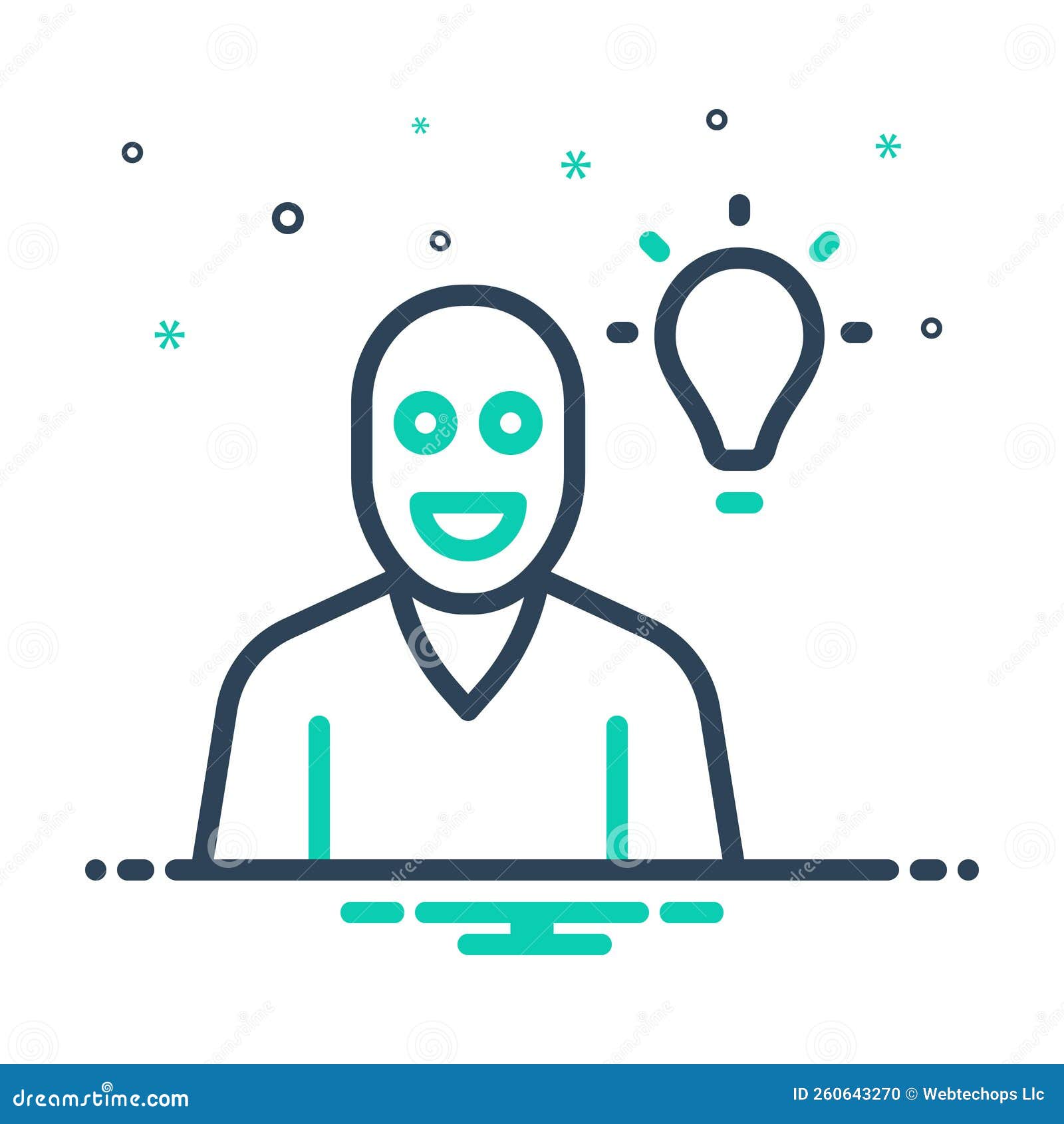 Mix Icon for Realize, Perceive and Understand Stock Vector ...