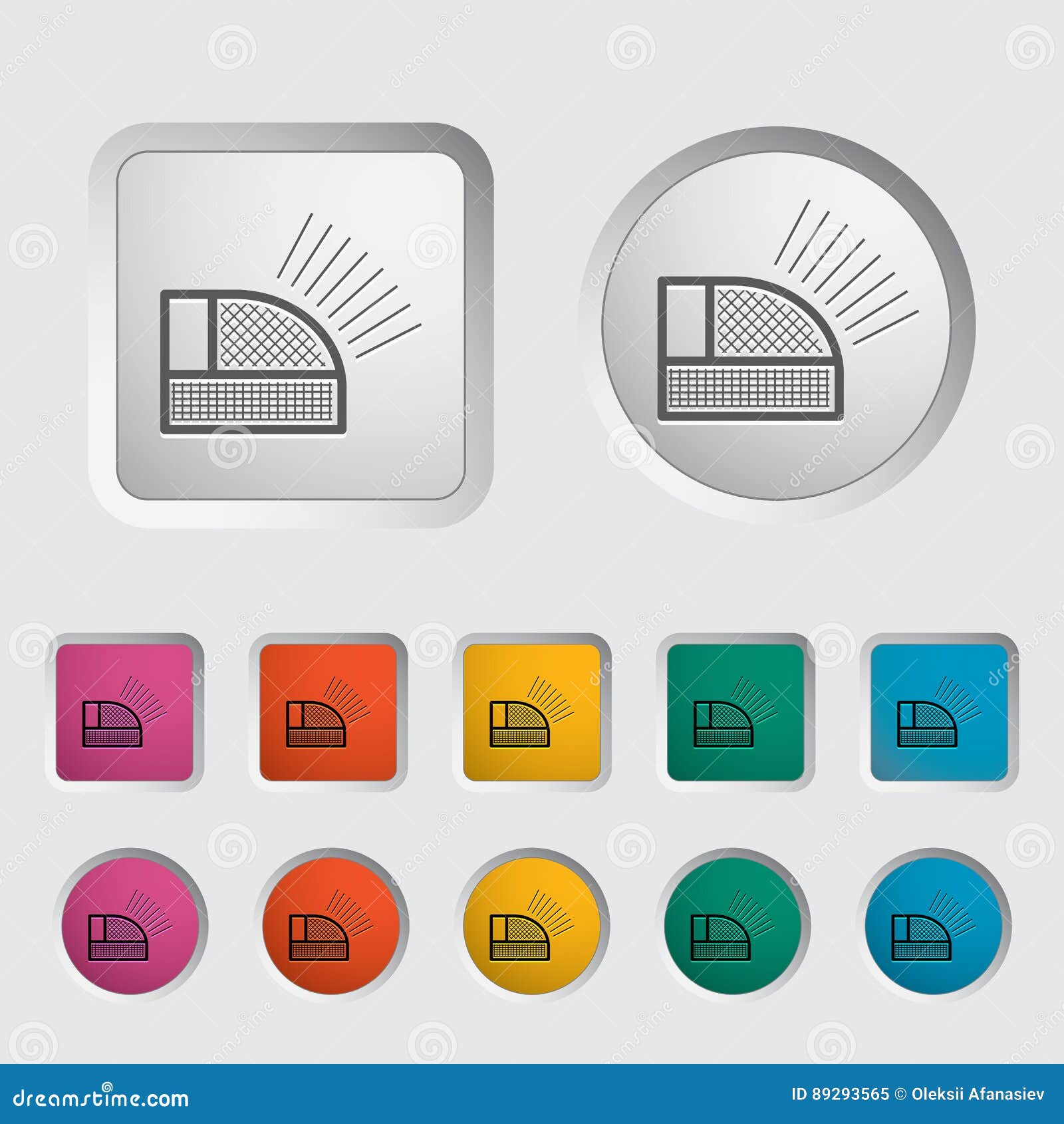 Icon Rear Signal Light Car. Stock Vector - Illustration of vector ...