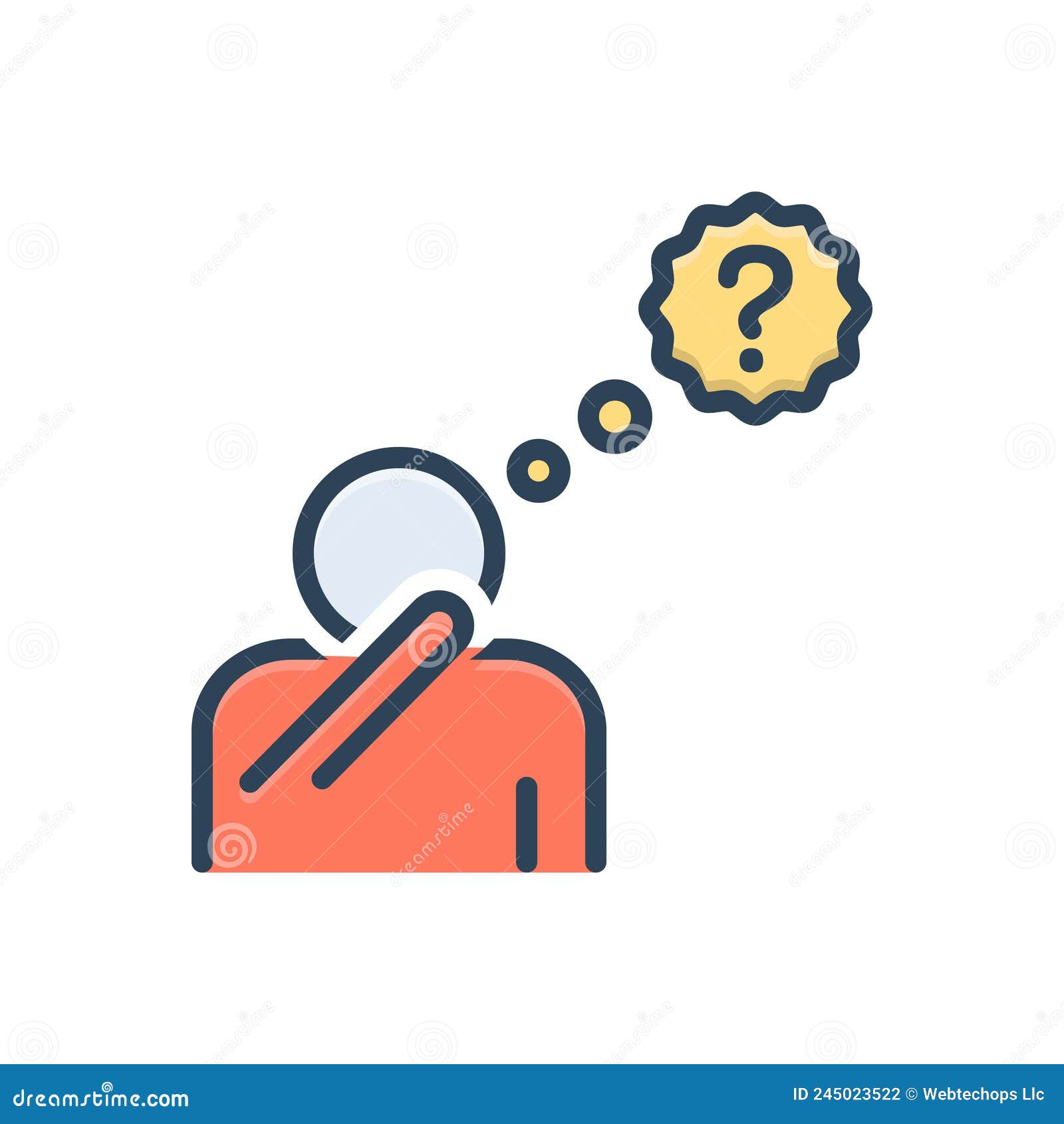 Color Illustration Icon for Reasonable, Sensible and Intelligent Stock ...